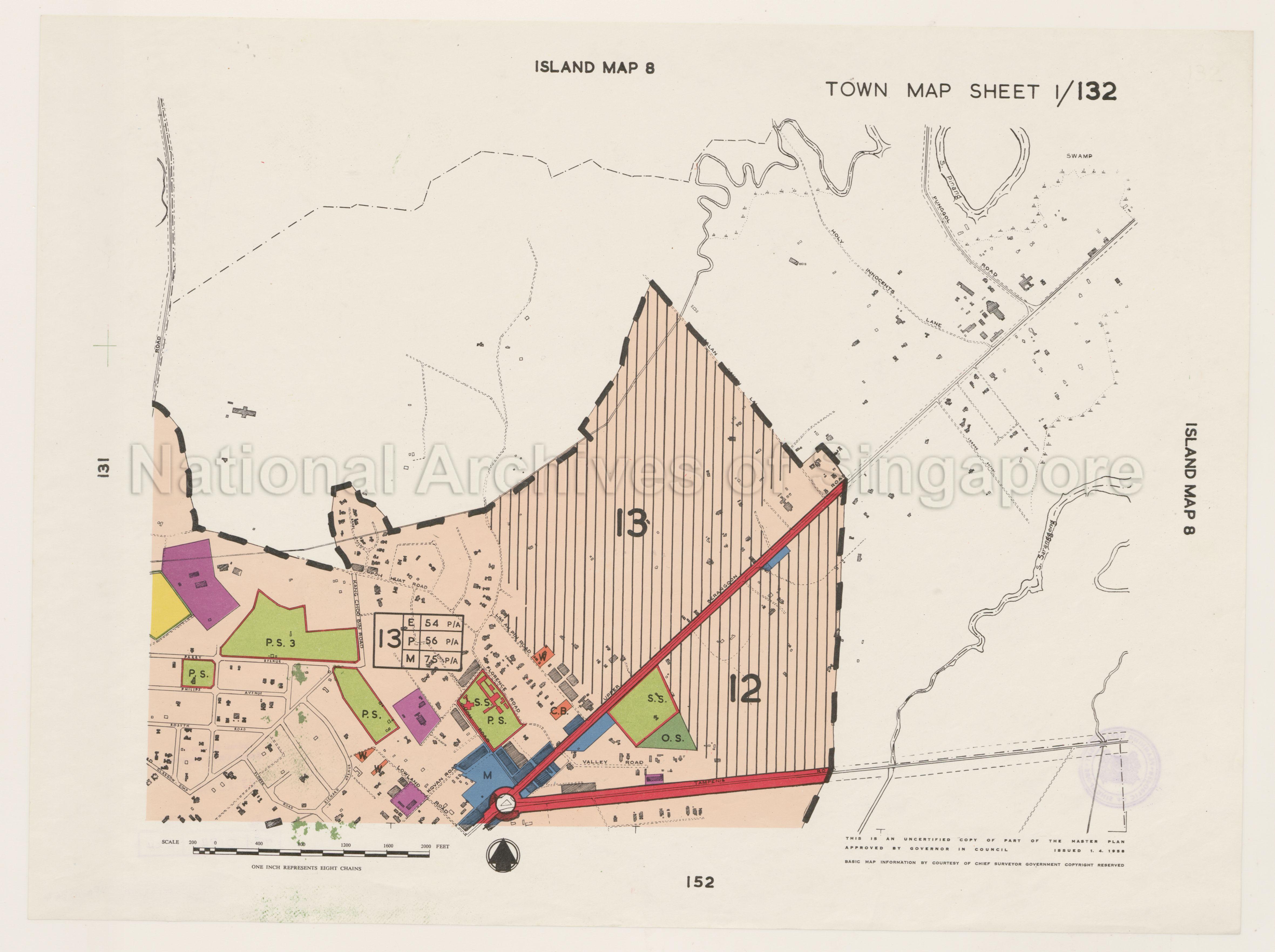 Town Map Sheet 1/132