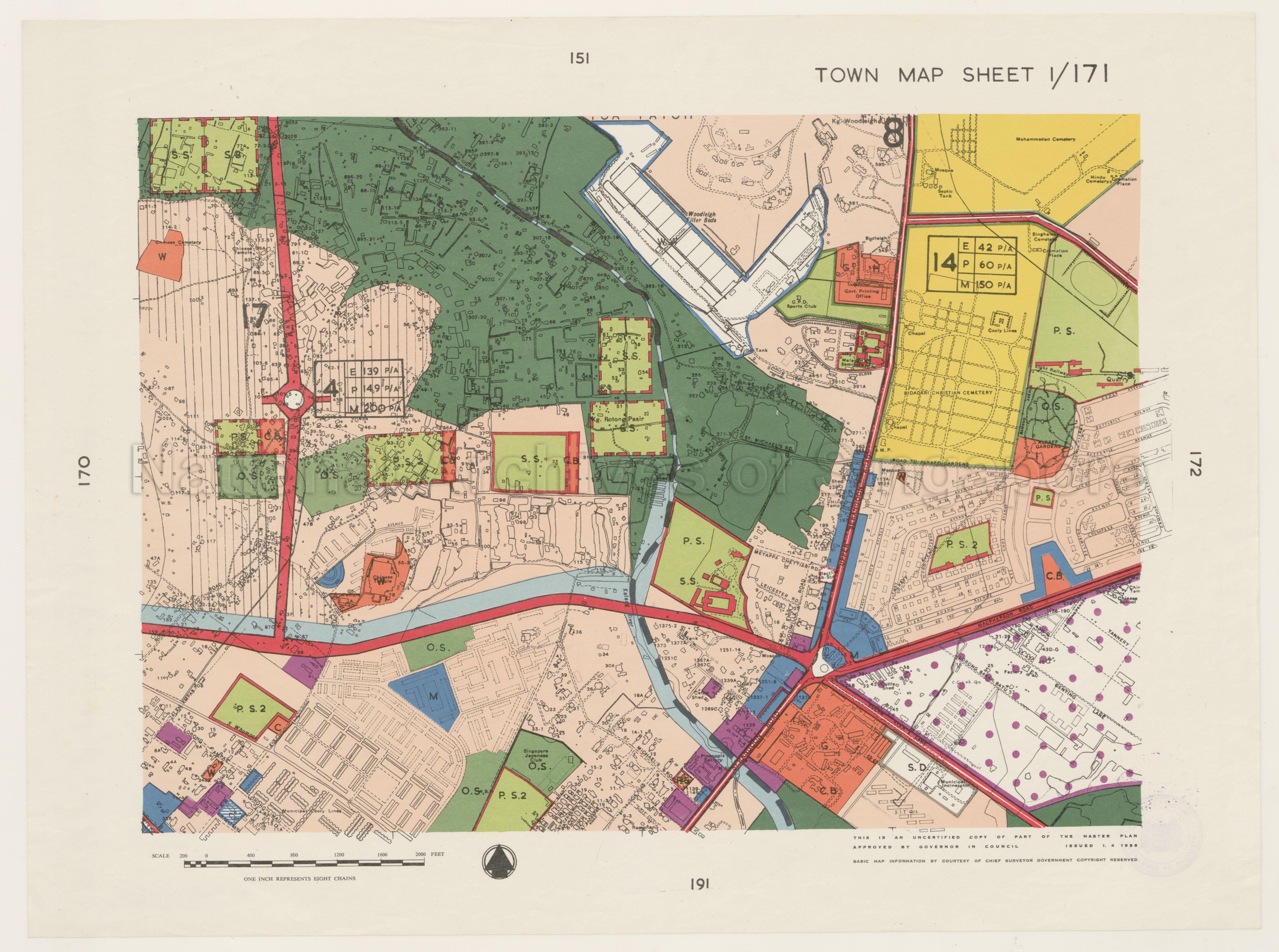 Town Map Sheet 1/171