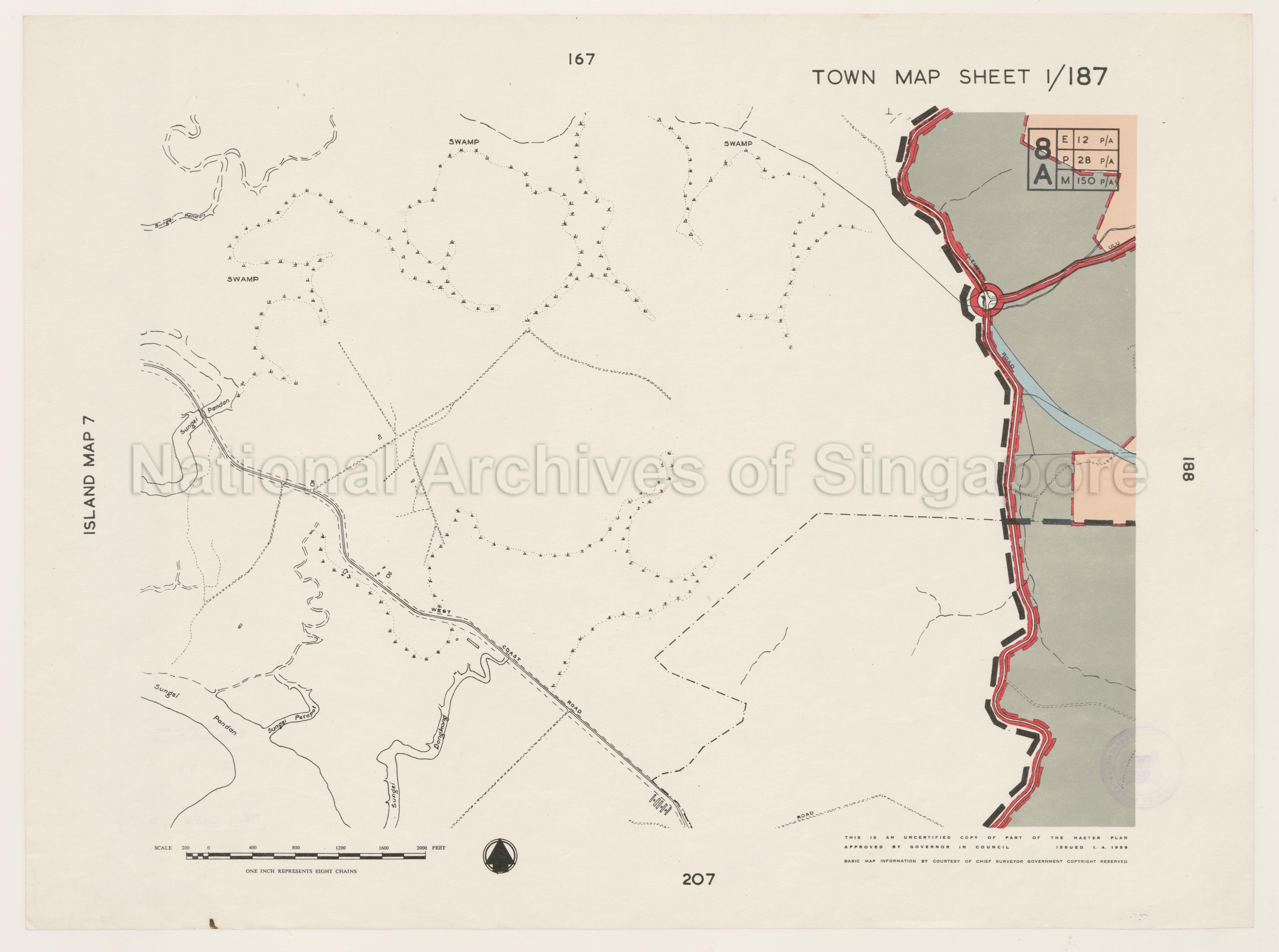 Town Map Sheet 1/187