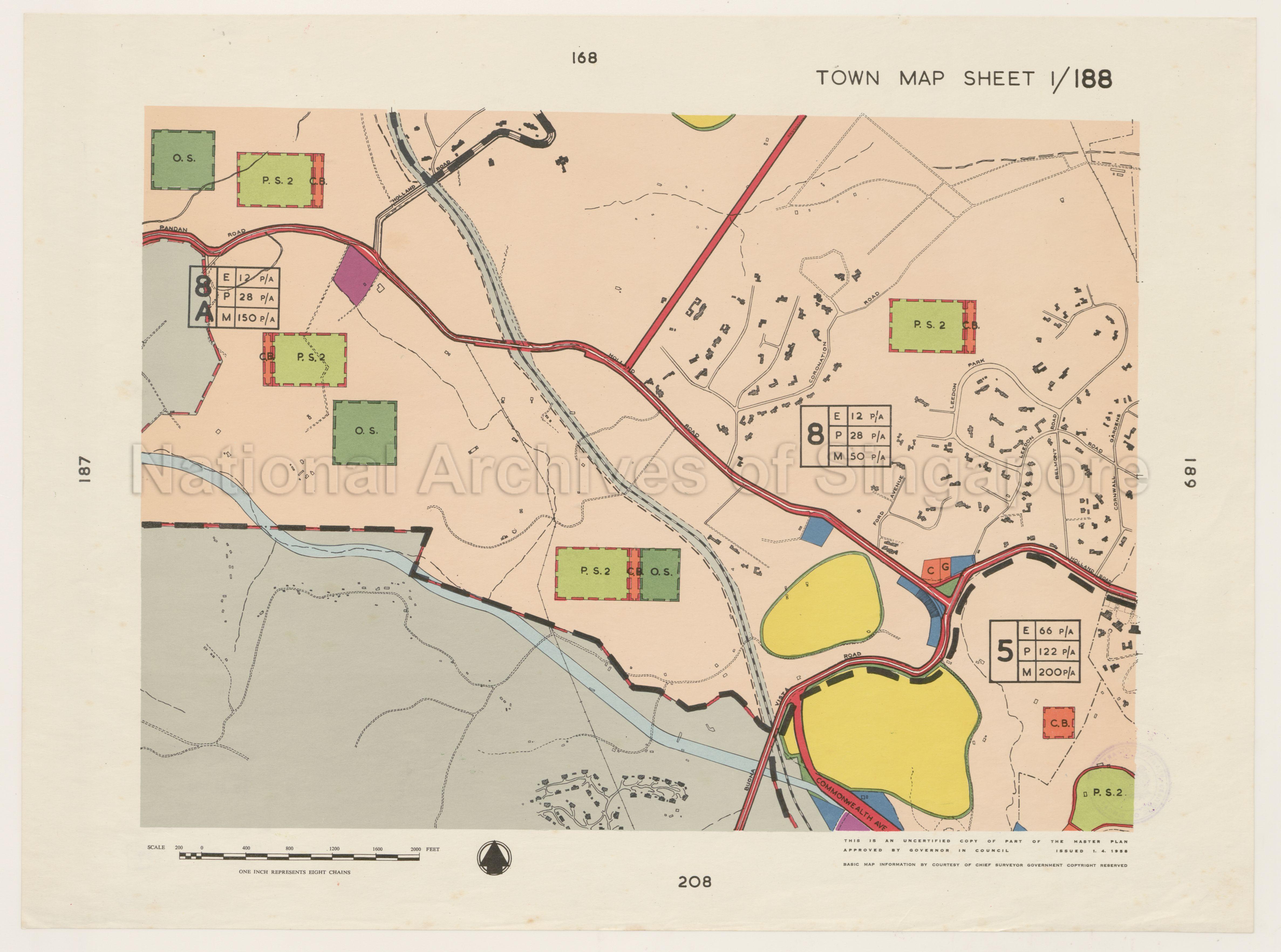 Town Map Sheet 1/188
