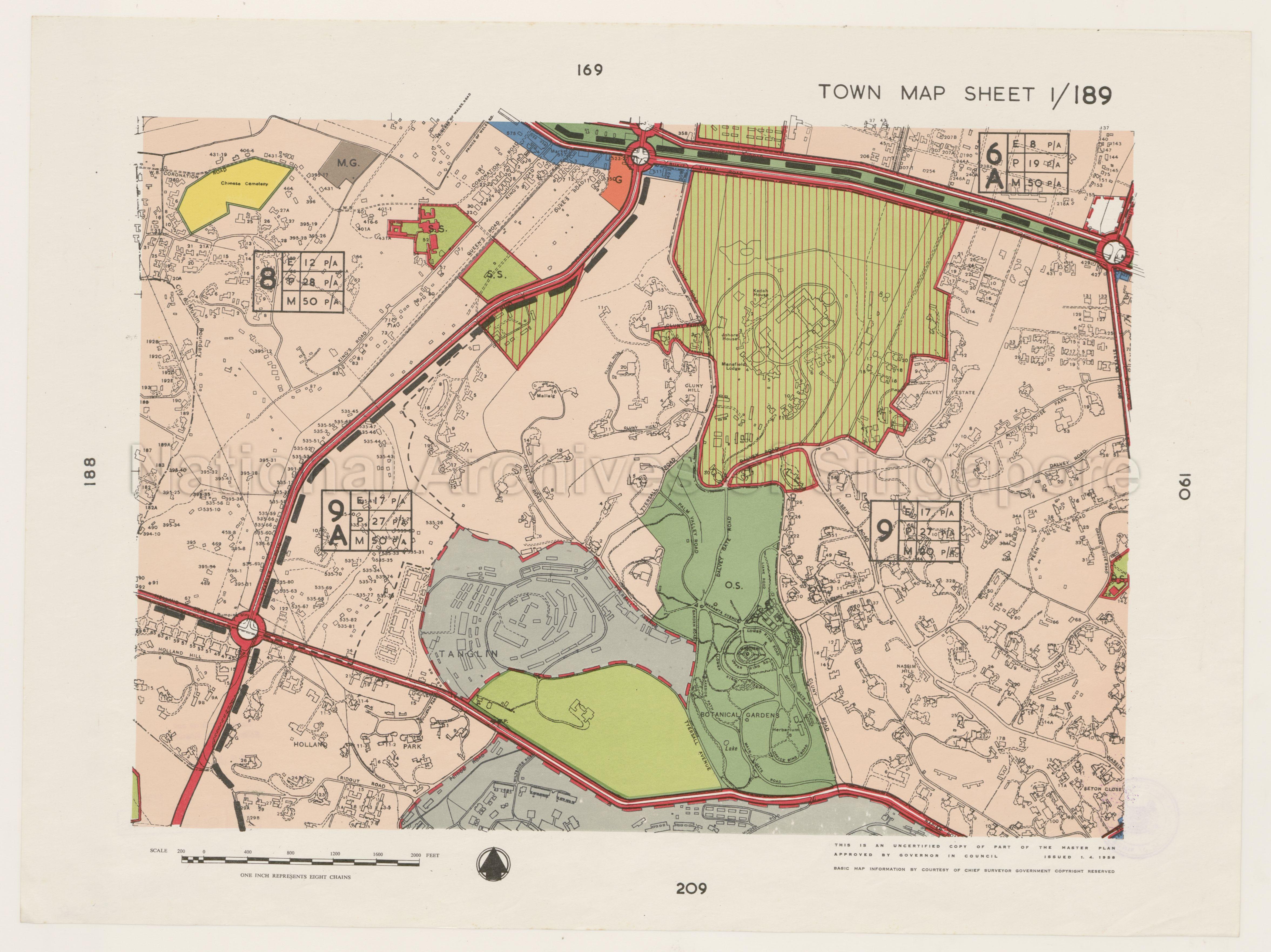 Town Map Sheet 1/189