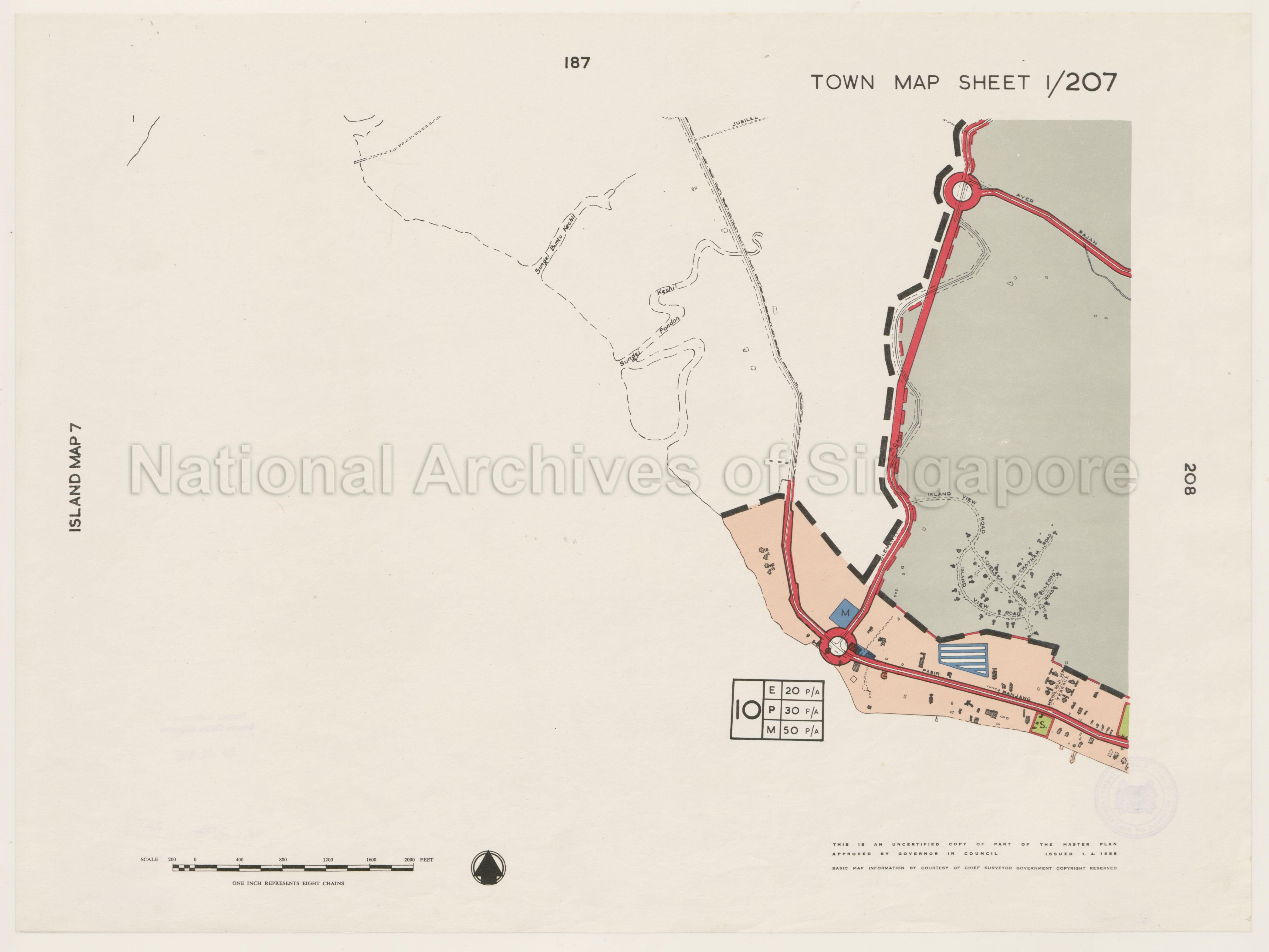 Town Map Sheet 1/207