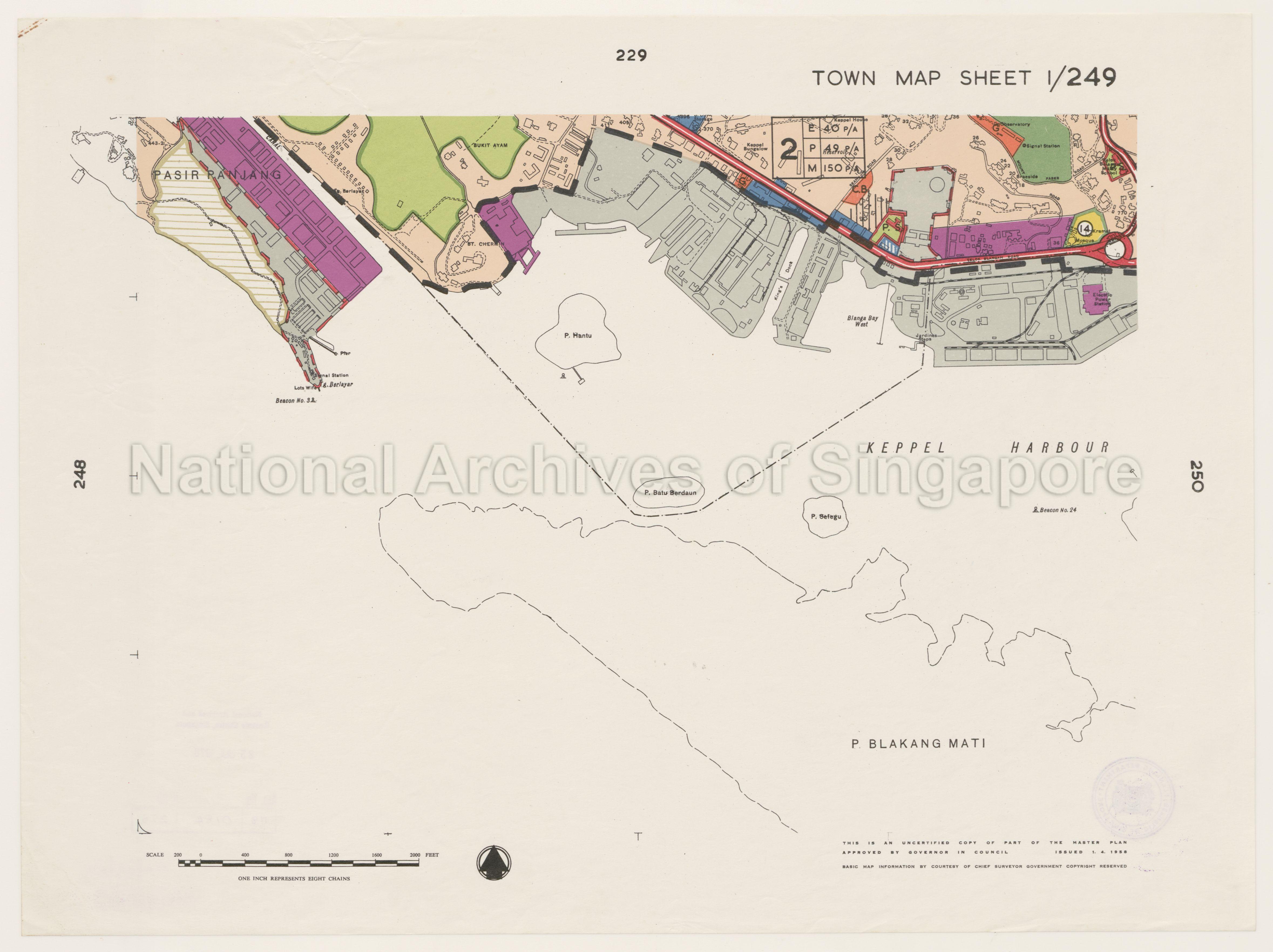 Town Map Sheet 1/249