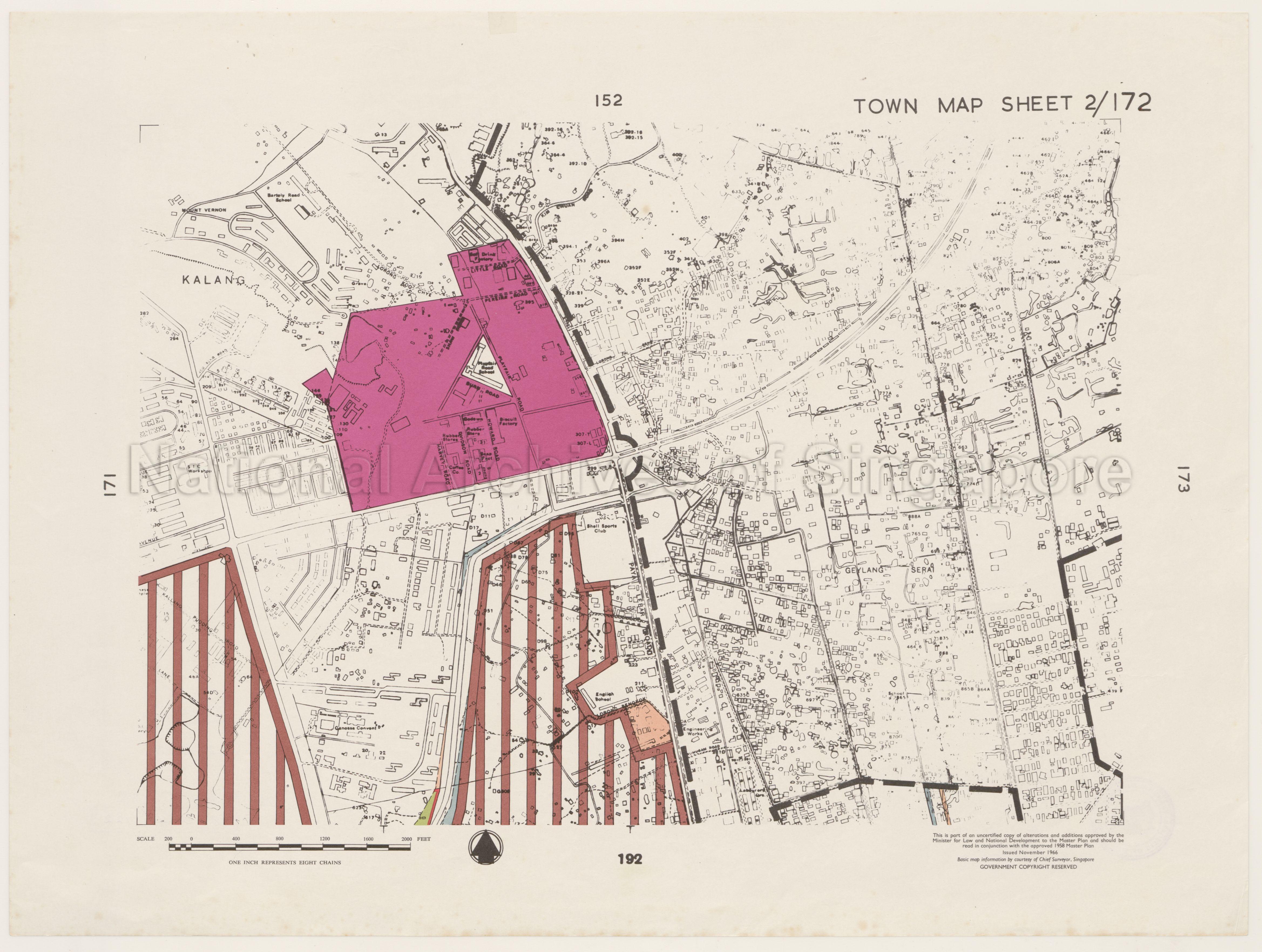 1958 Master Plan - Town Map Sheet 2/172