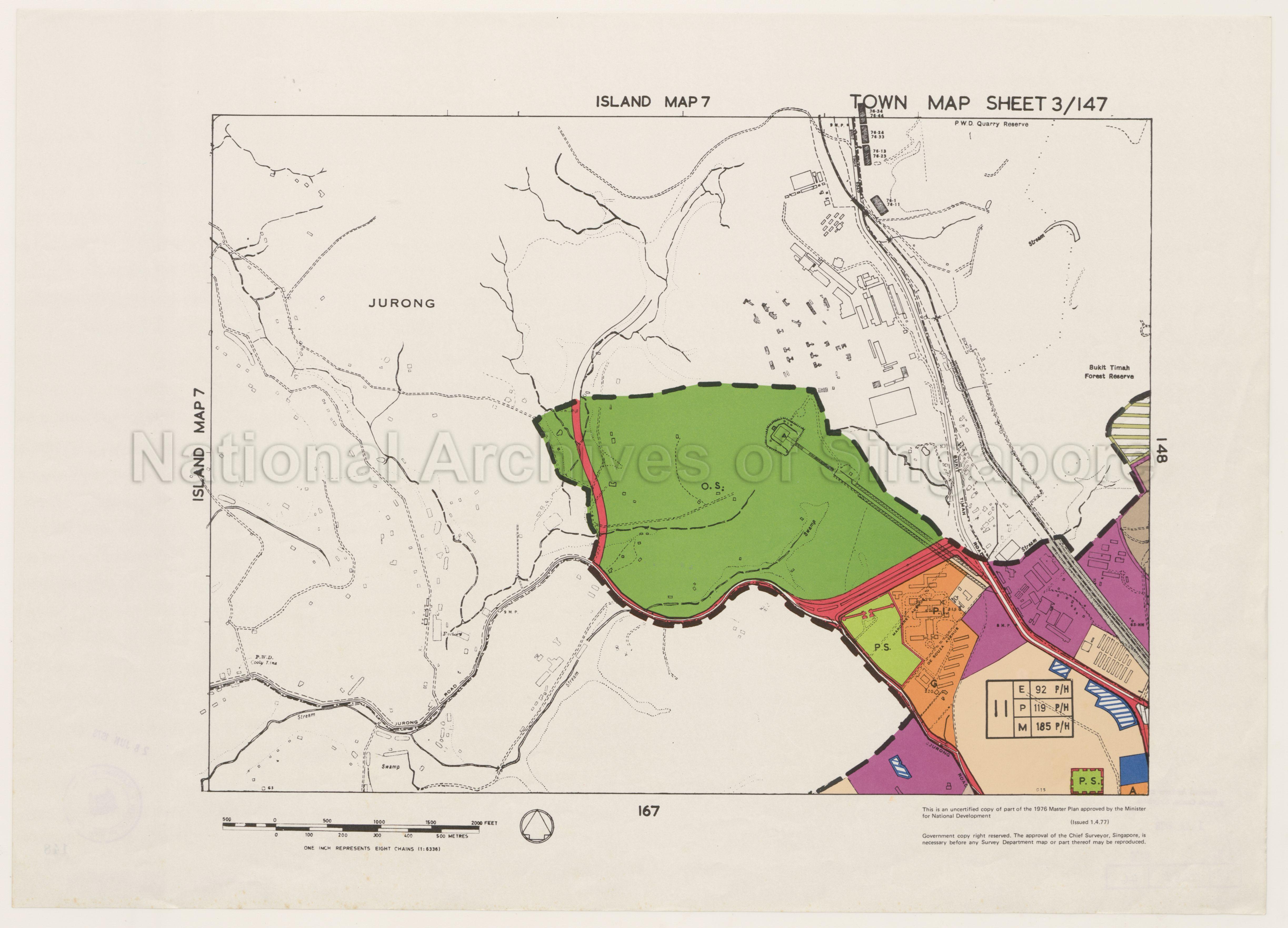 1976 Master Plan: Town Map Sheet 3/147