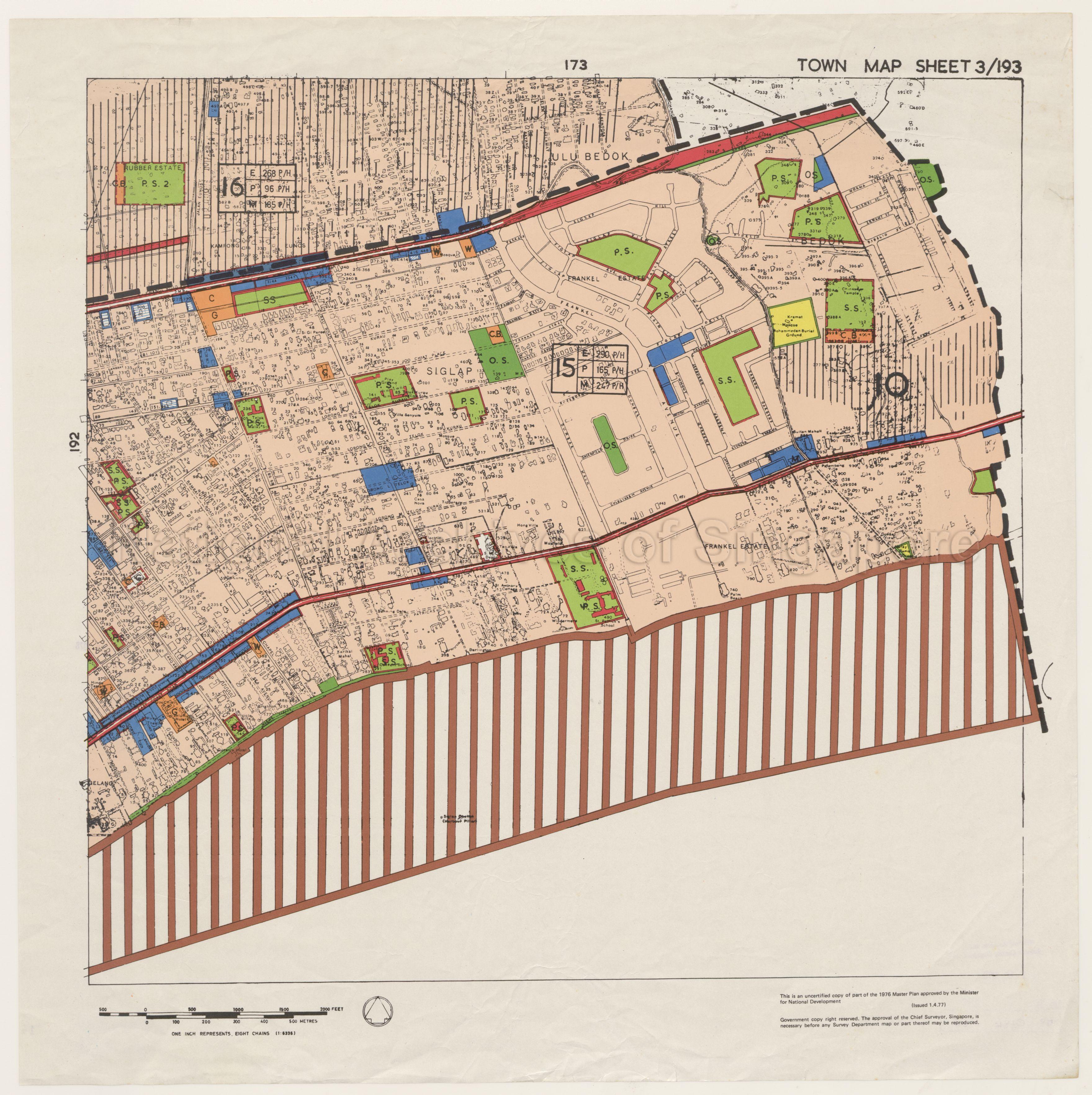 1976 Master Plan: Town Map Sheet 3/193