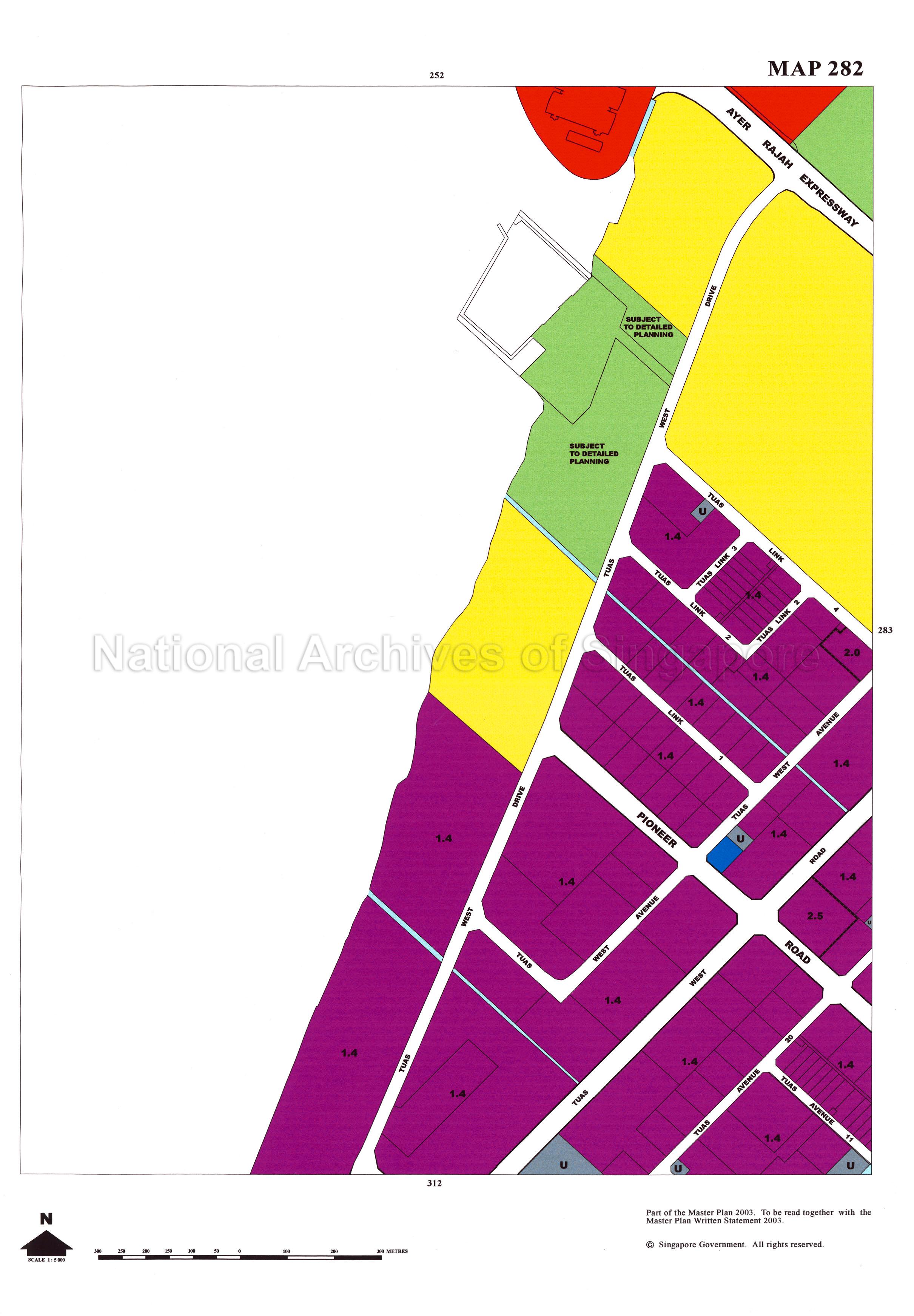 Master Plan 2003 Volume 2: Map 282
