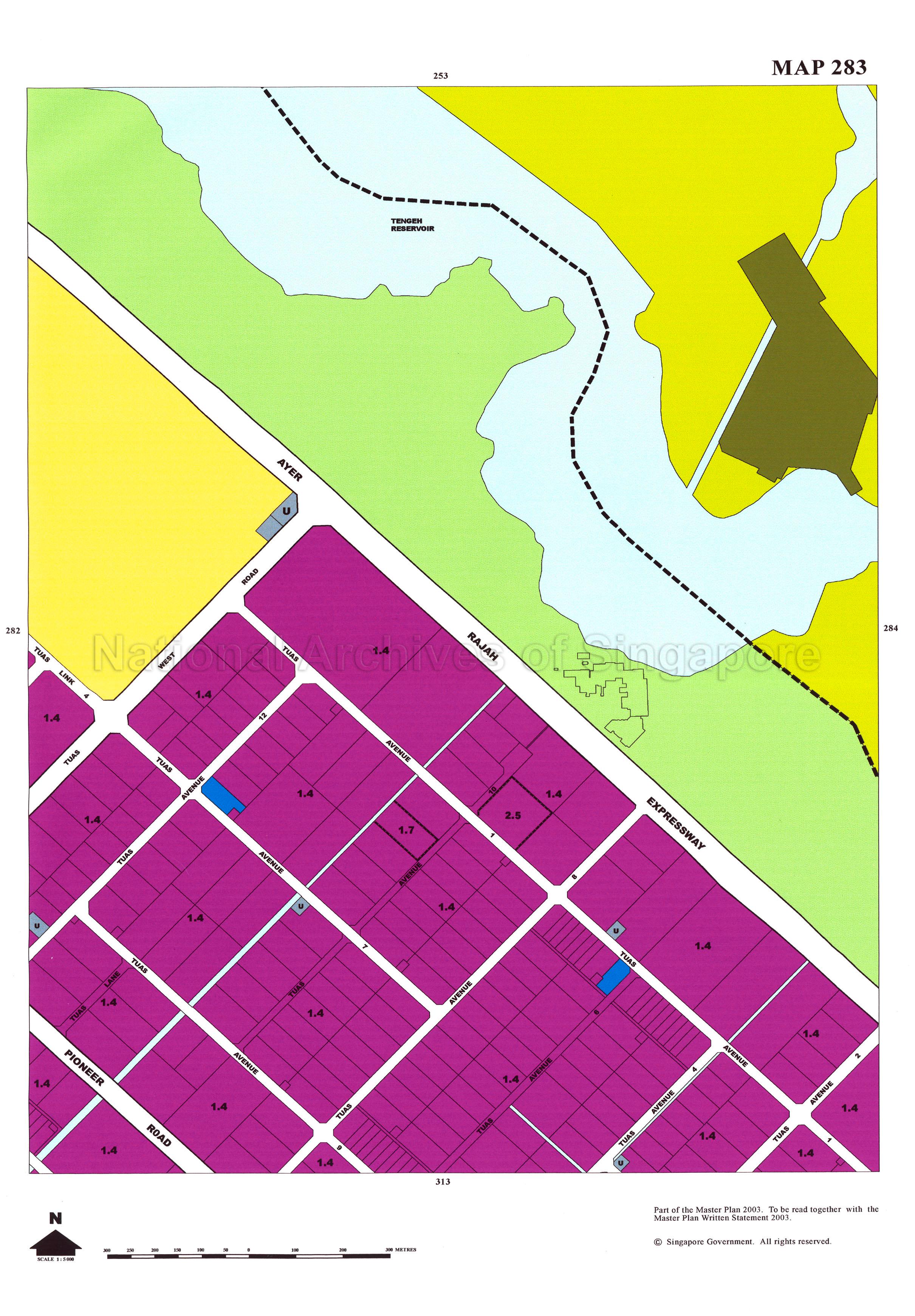 Master Plan 2003 Volume 2: Map 283