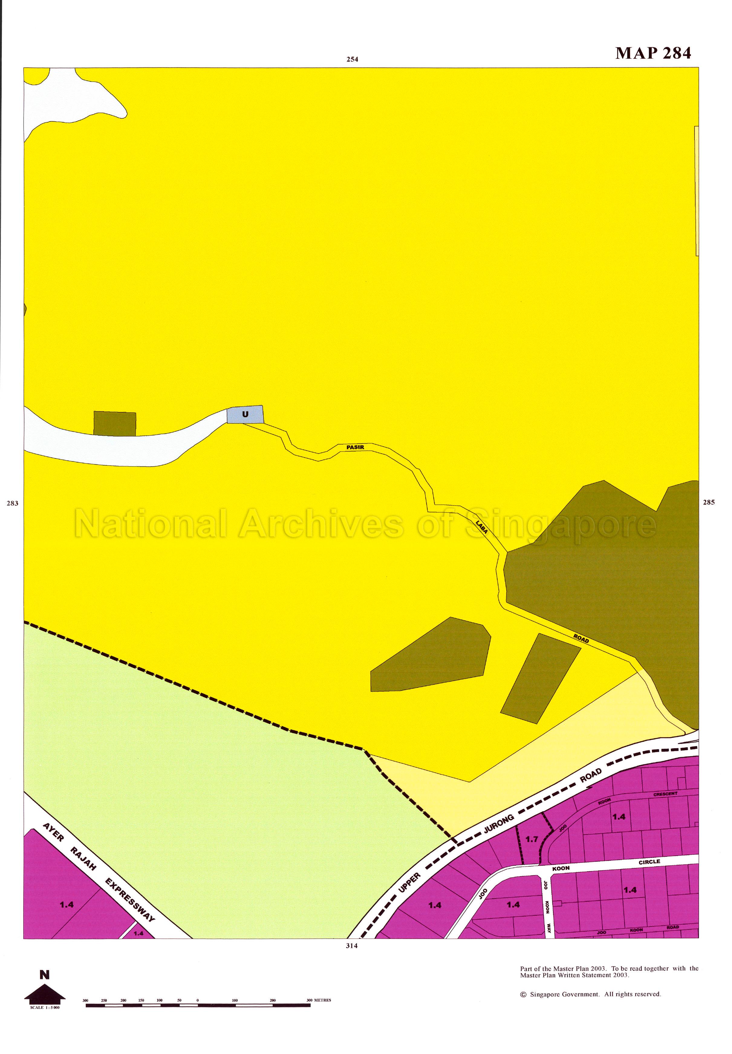 Master Plan 2003 Volume 2: Map 284