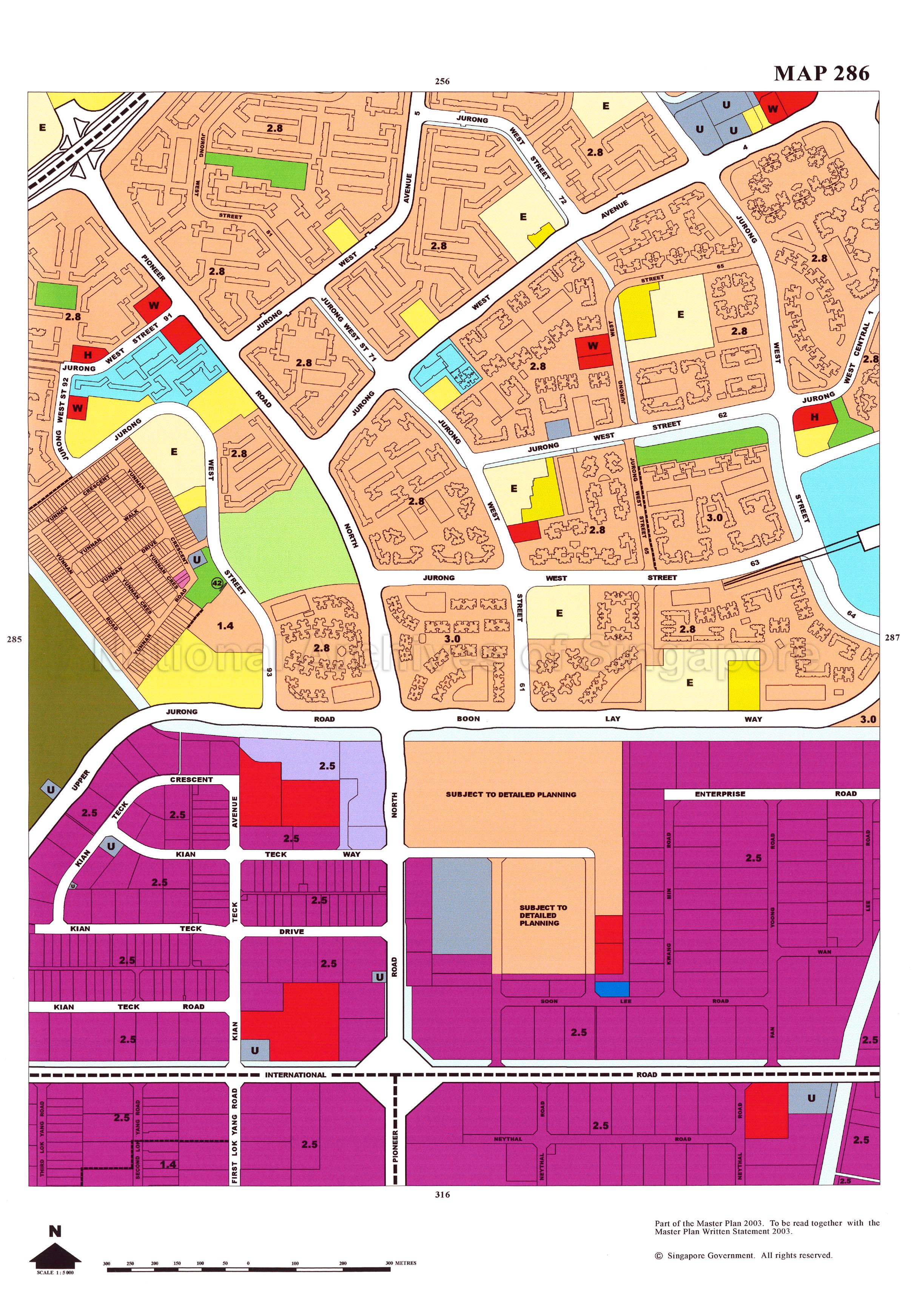 Master Plan 2003 Volume 2: Map 286
