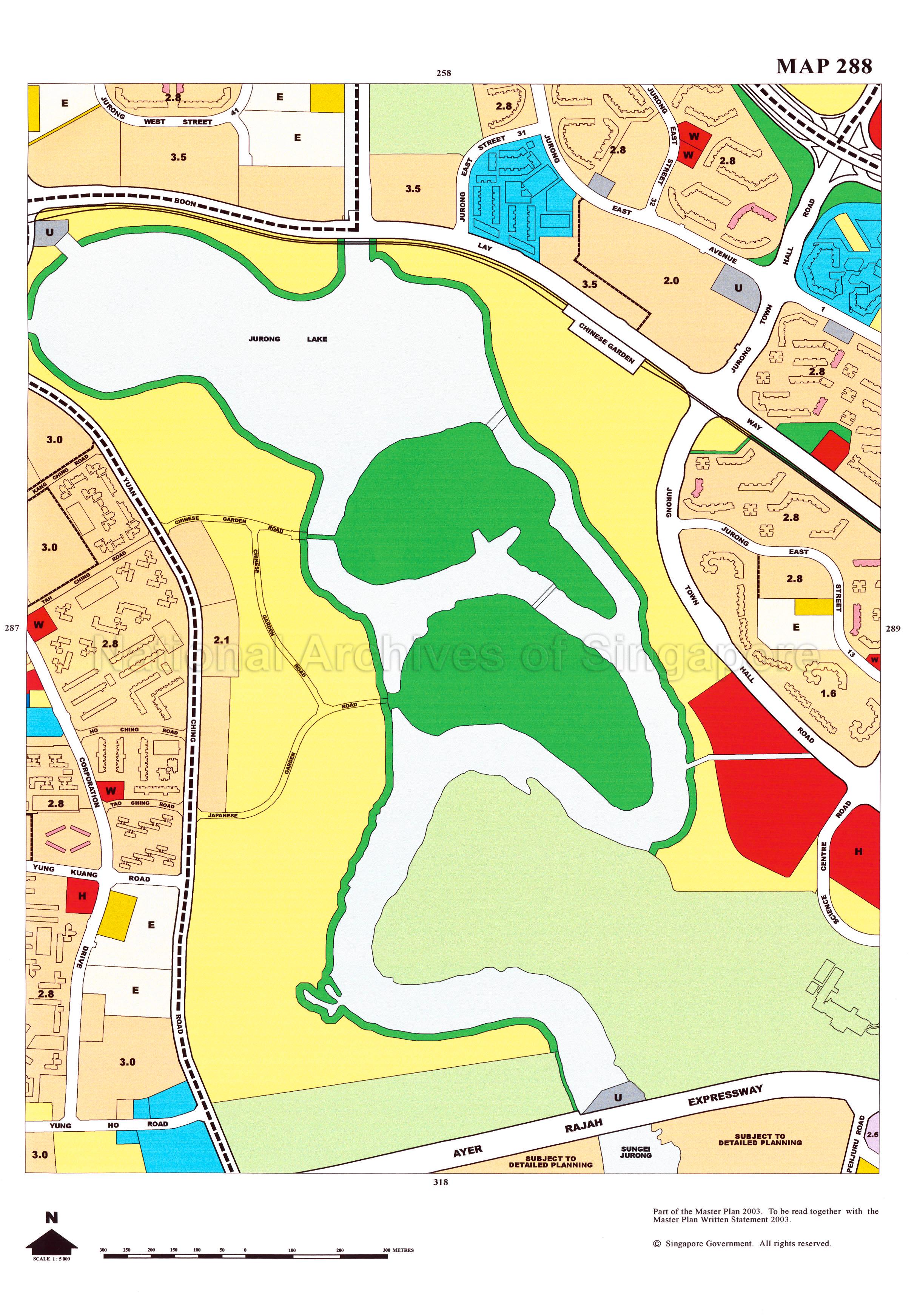 Master Plan 2003 Volume 2: Map 288