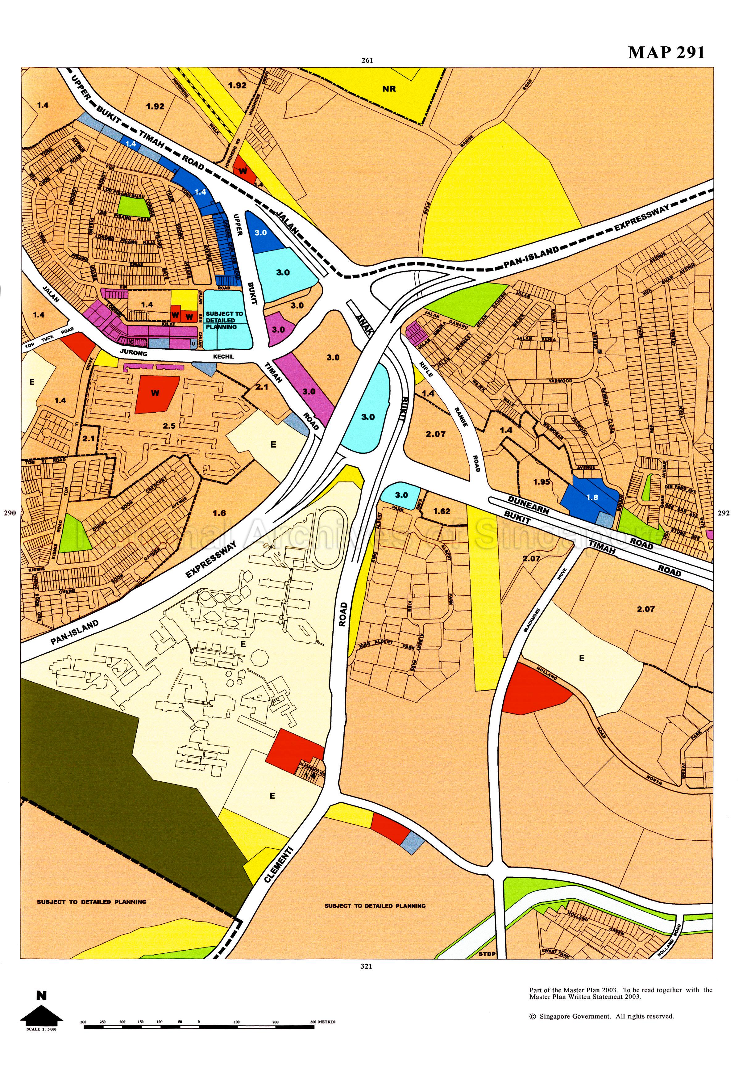 Master Plan 2003 Volume 2: Map 291