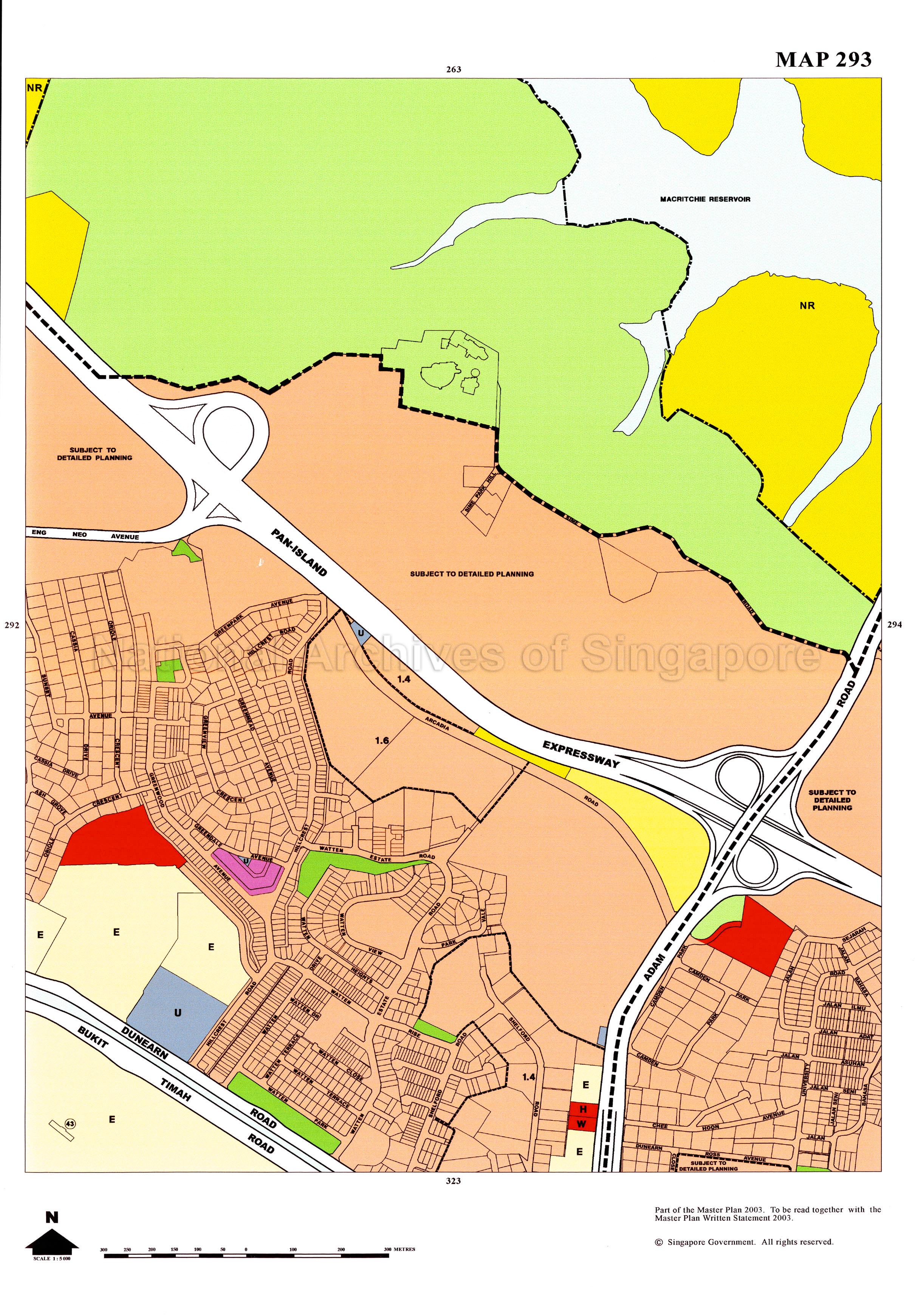 Master Plan 2003 Volume 2: Map 293