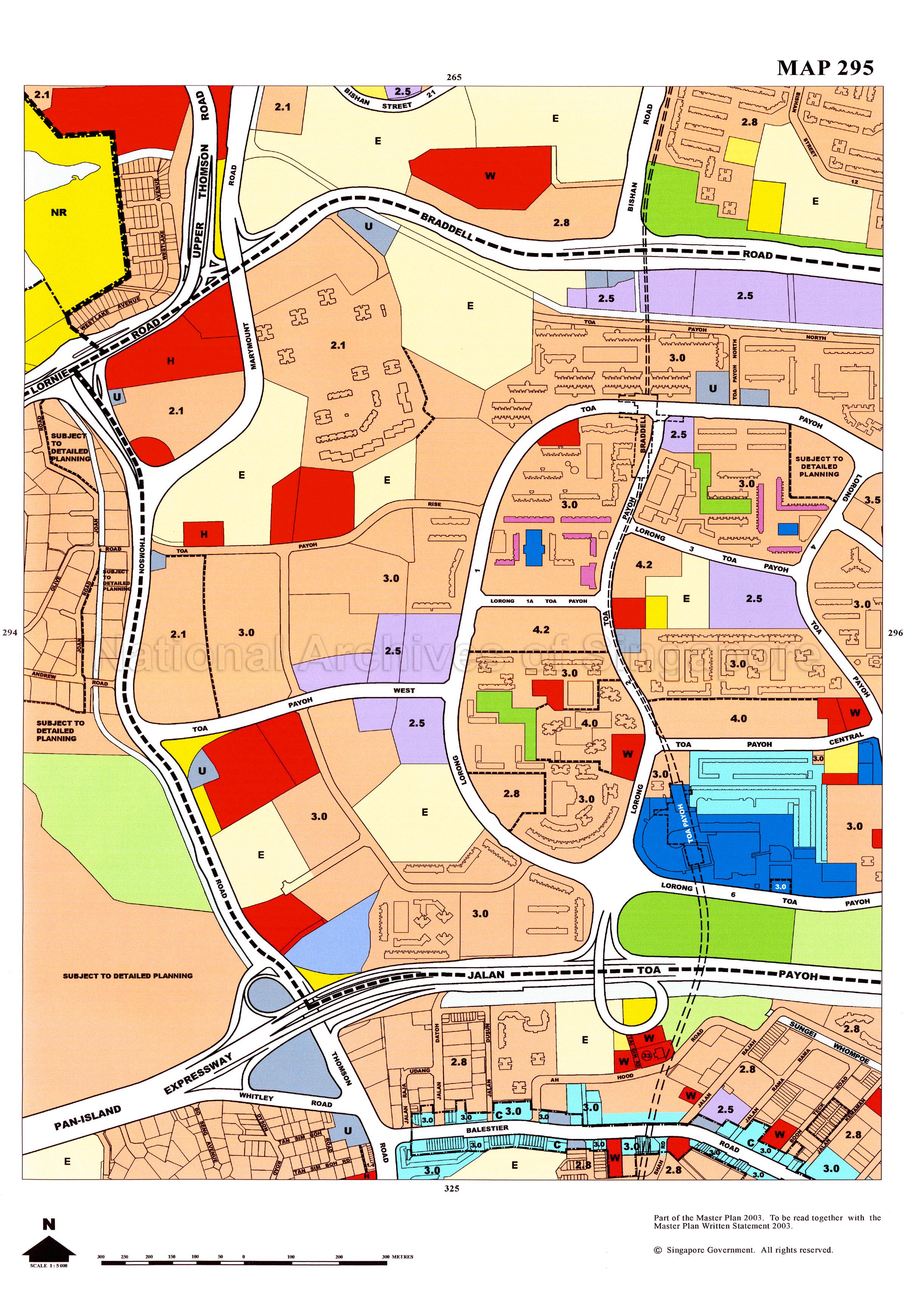 Master Plan 2003 Volume 2: Map 295