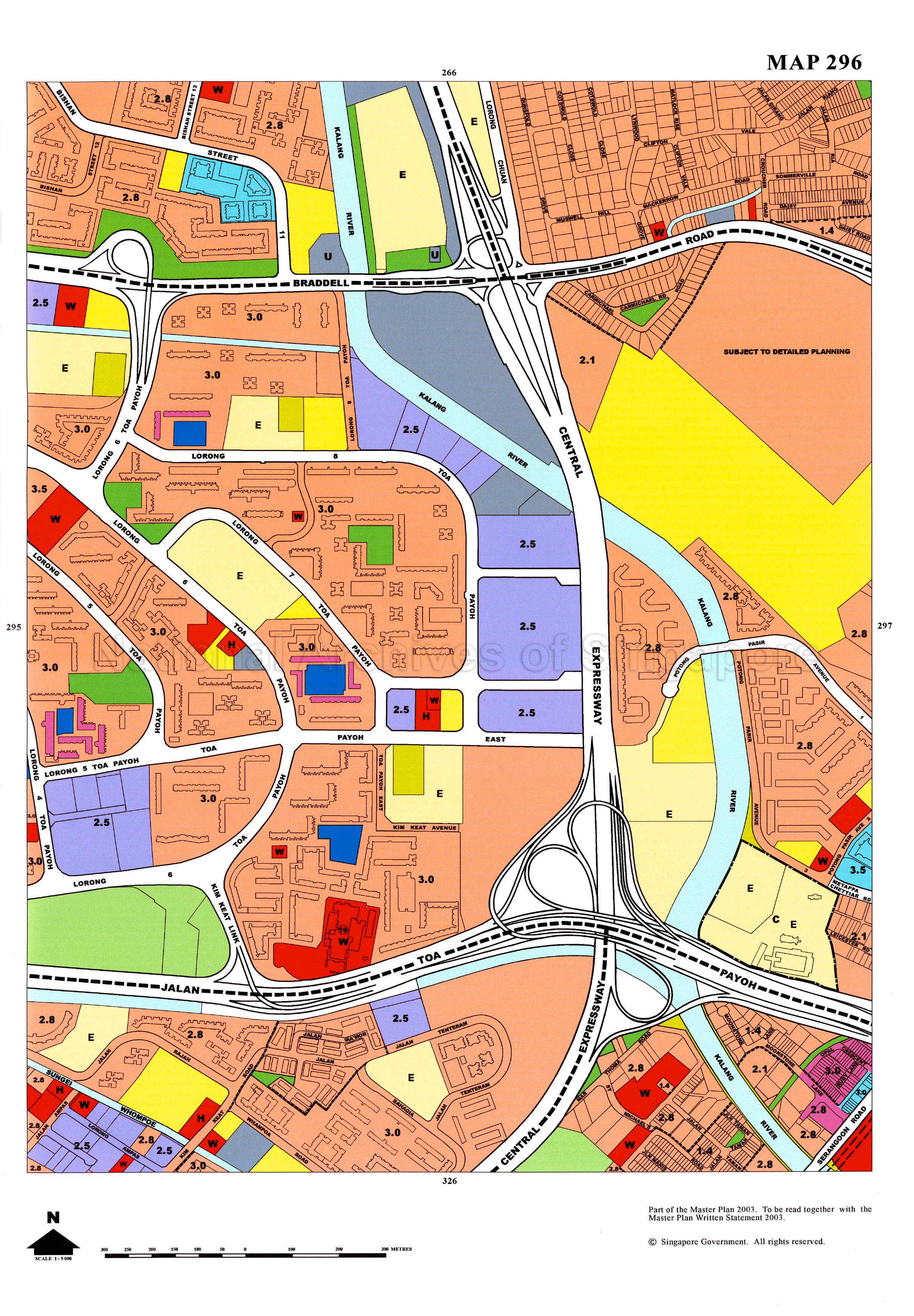 Master Plan 2003 Volume 2: Map 296