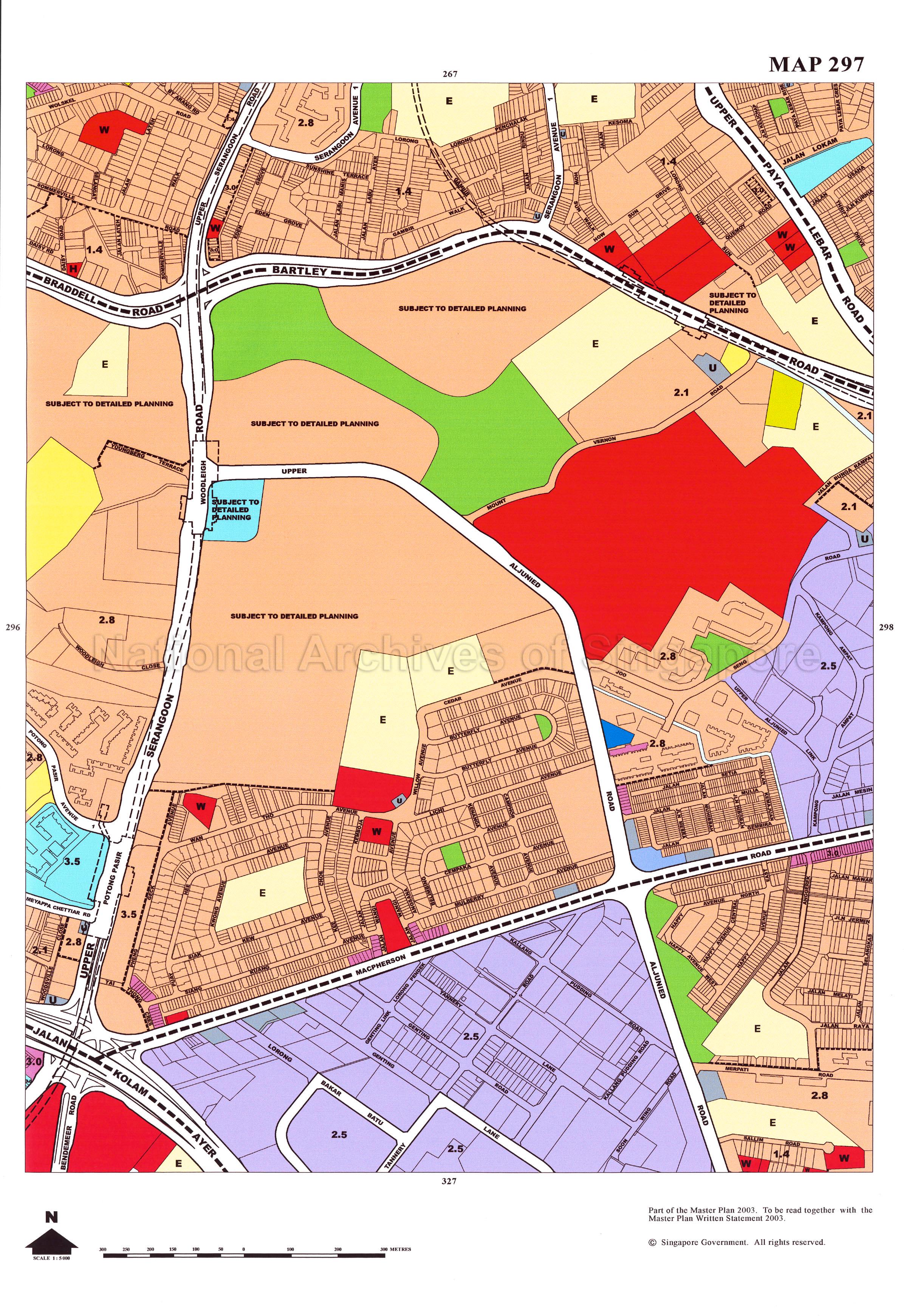 Master Plan 2003 Volume 2: Map 297