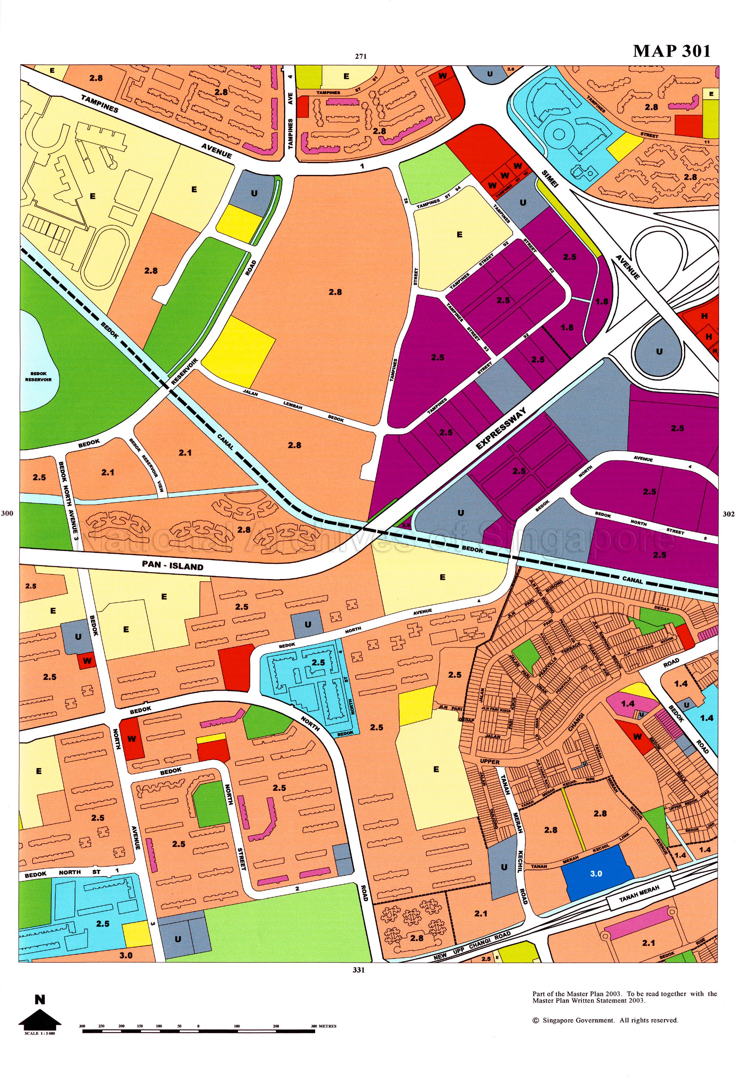 Master Plan 2003 Volume 2: Map 301