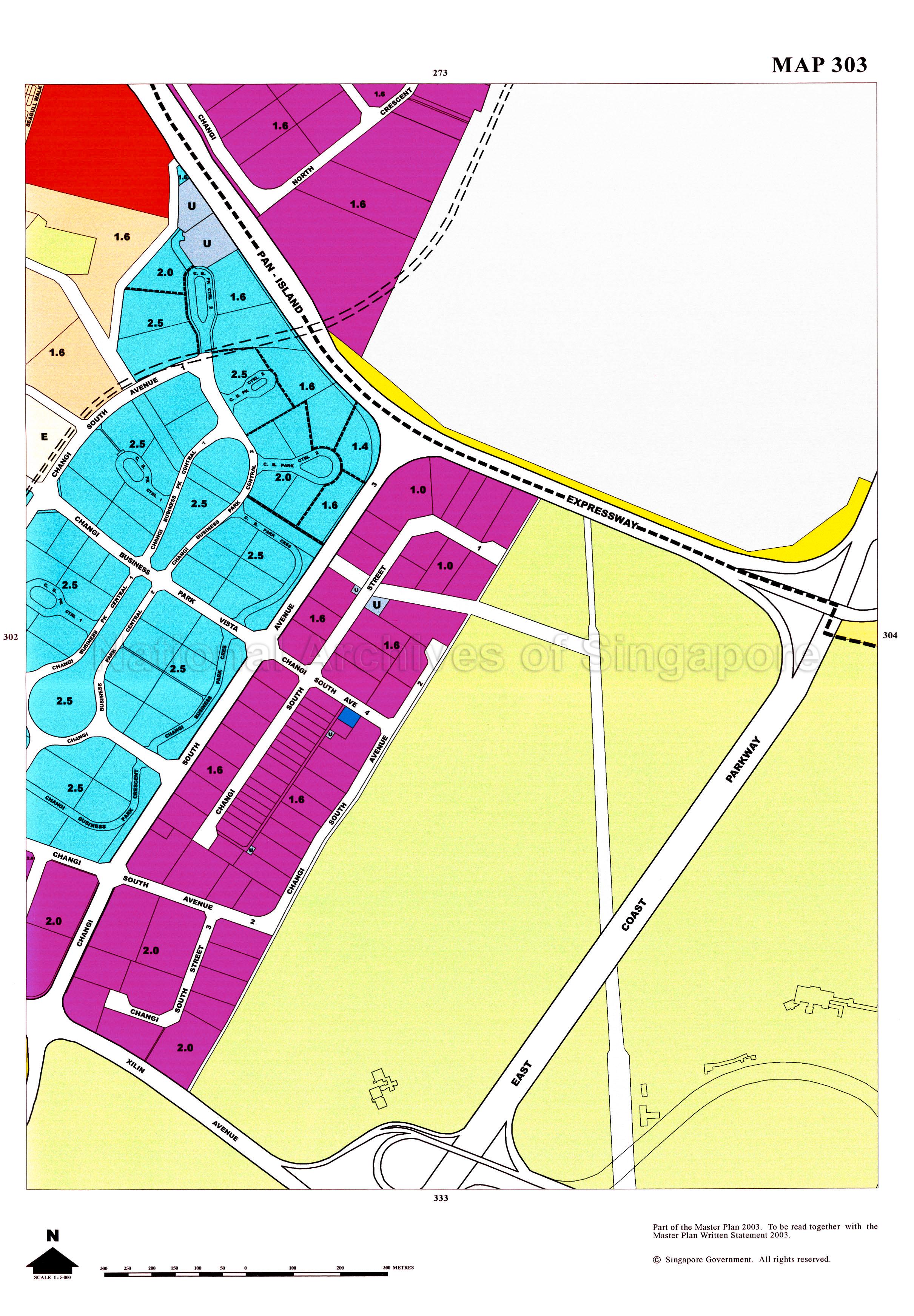 Master Plan 2003 Volume 2: Map 303