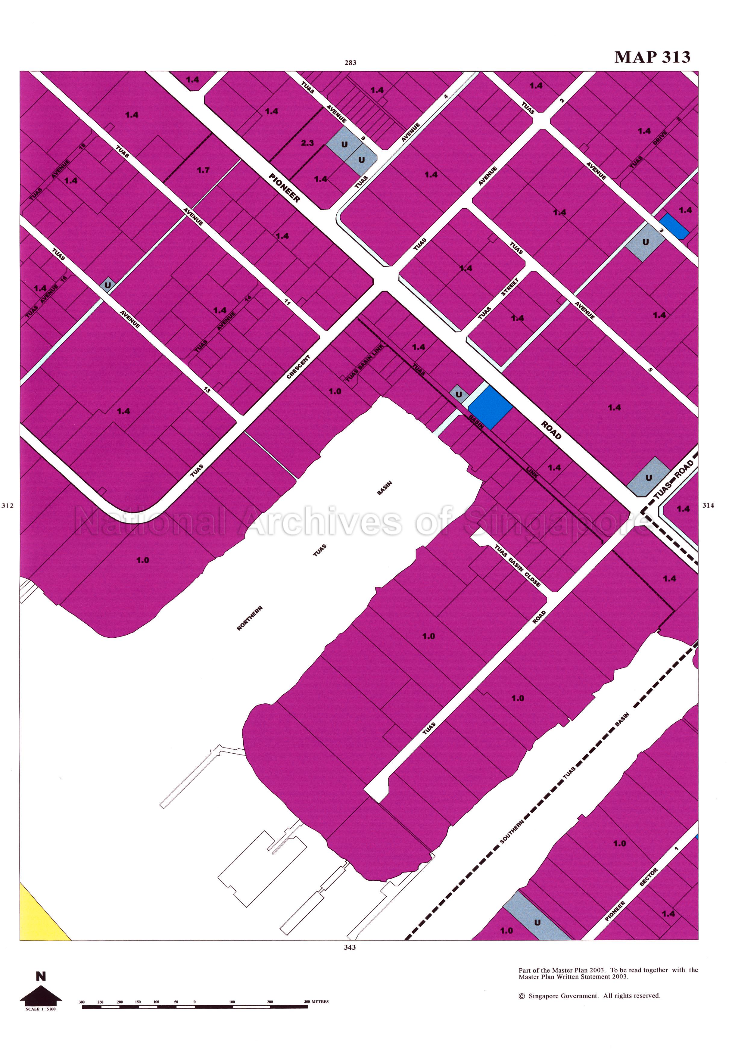 Master Plan 2003 Volume 2: Map 313