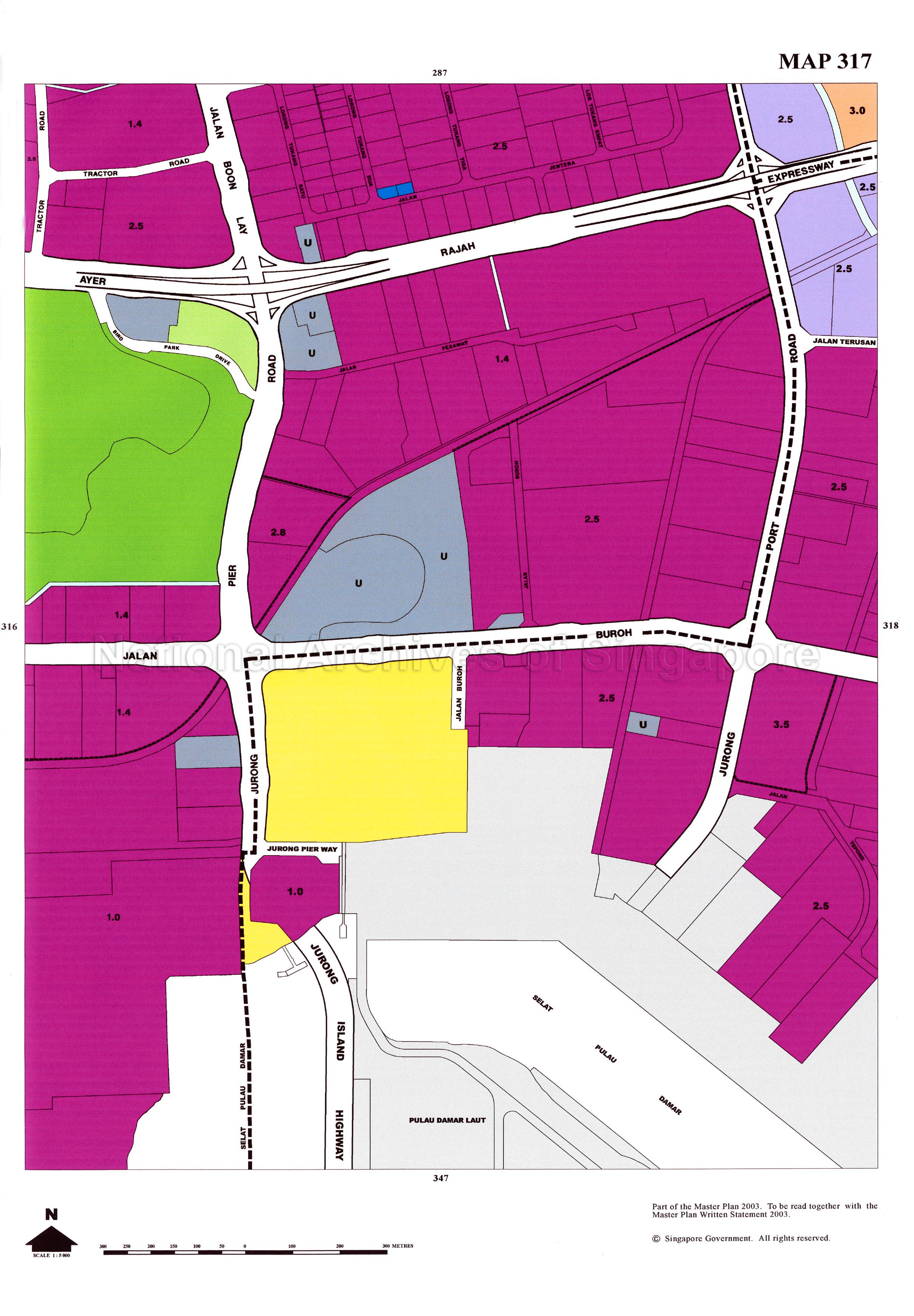 Master Plan 2003 Volume 2: Map 317