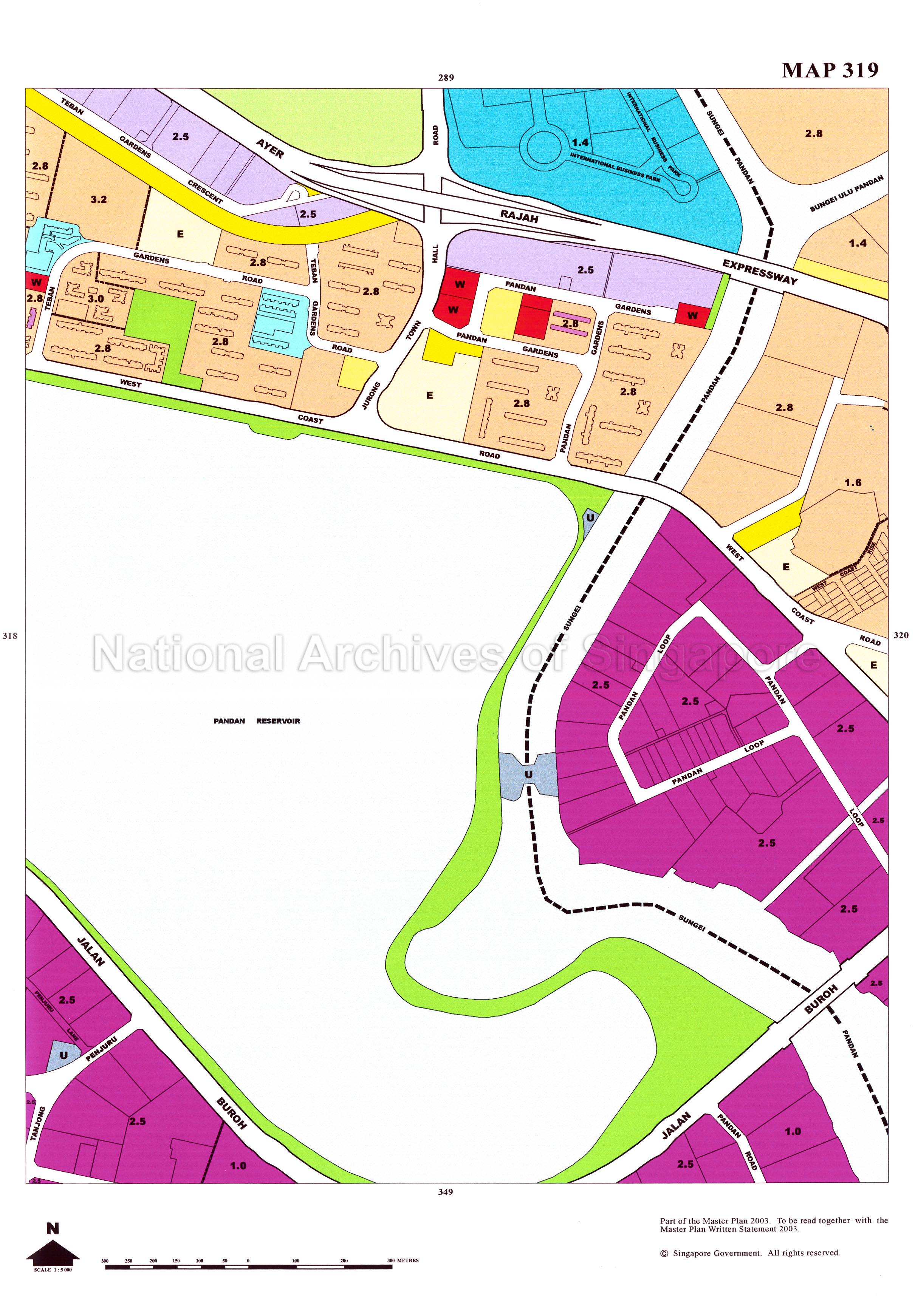 Master Plan 2003 Volume 2: Map 319