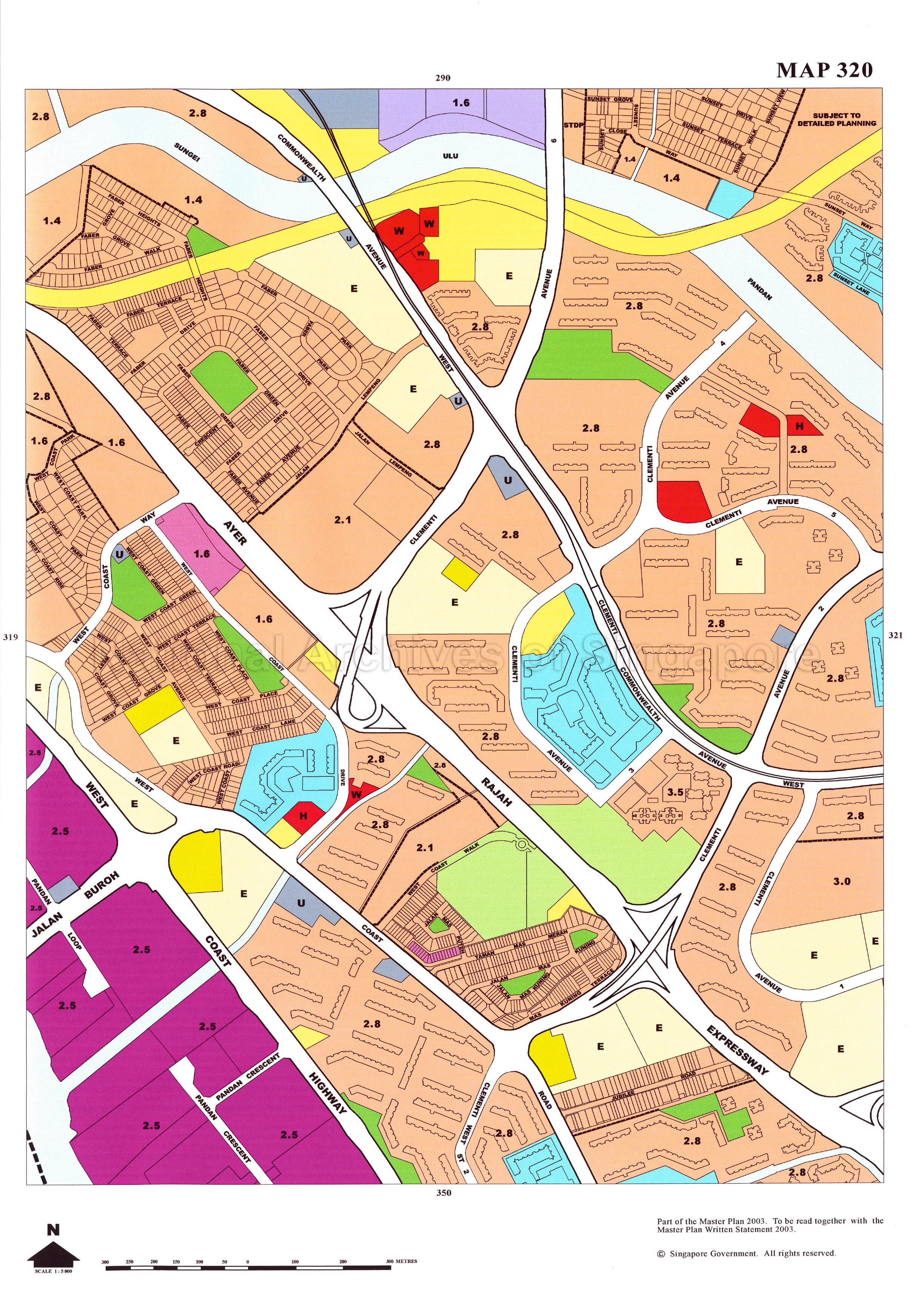 Master Plan 2003 Volume 2: Map 320