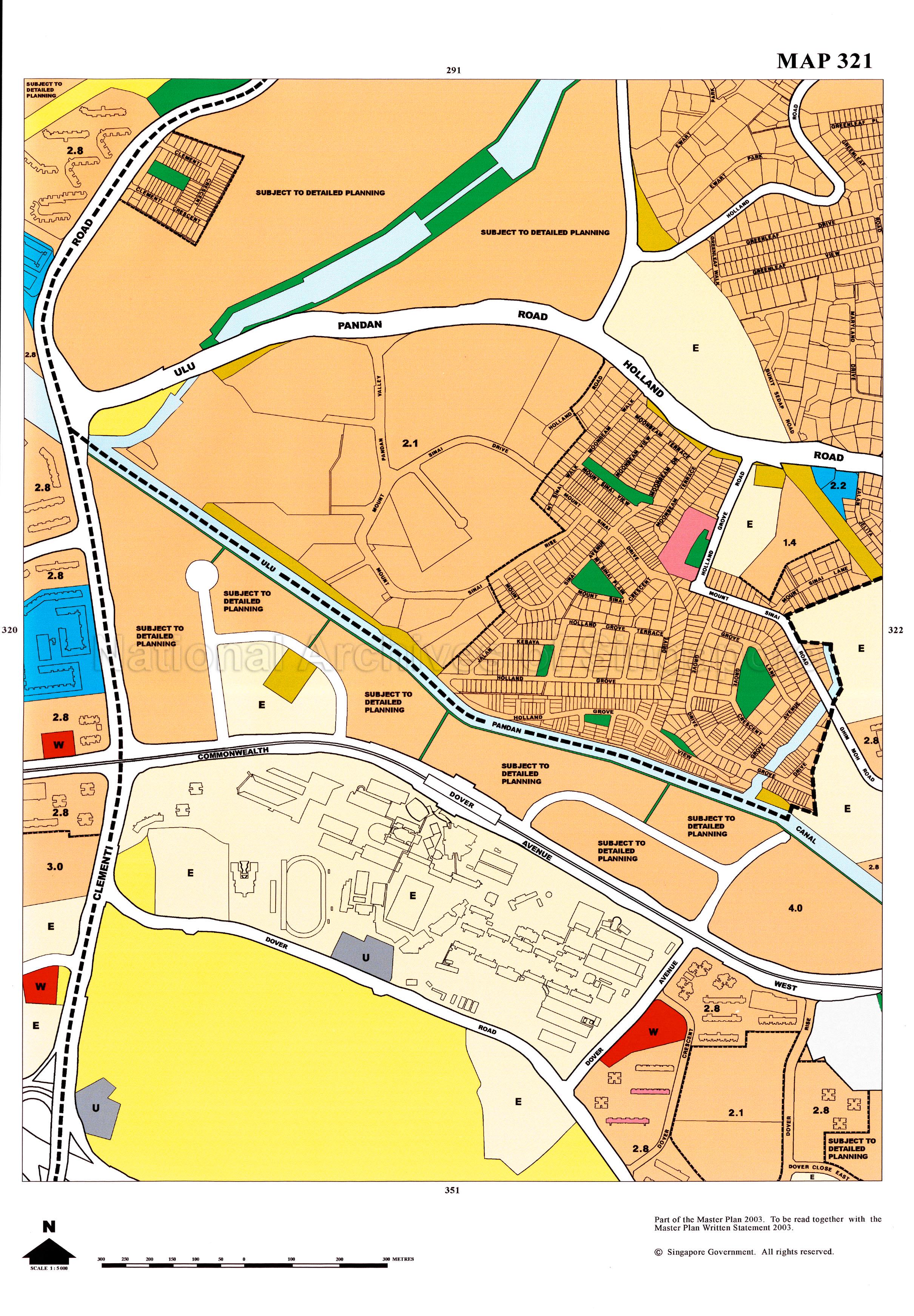 Master Plan 2003 Volume 2: Map 321