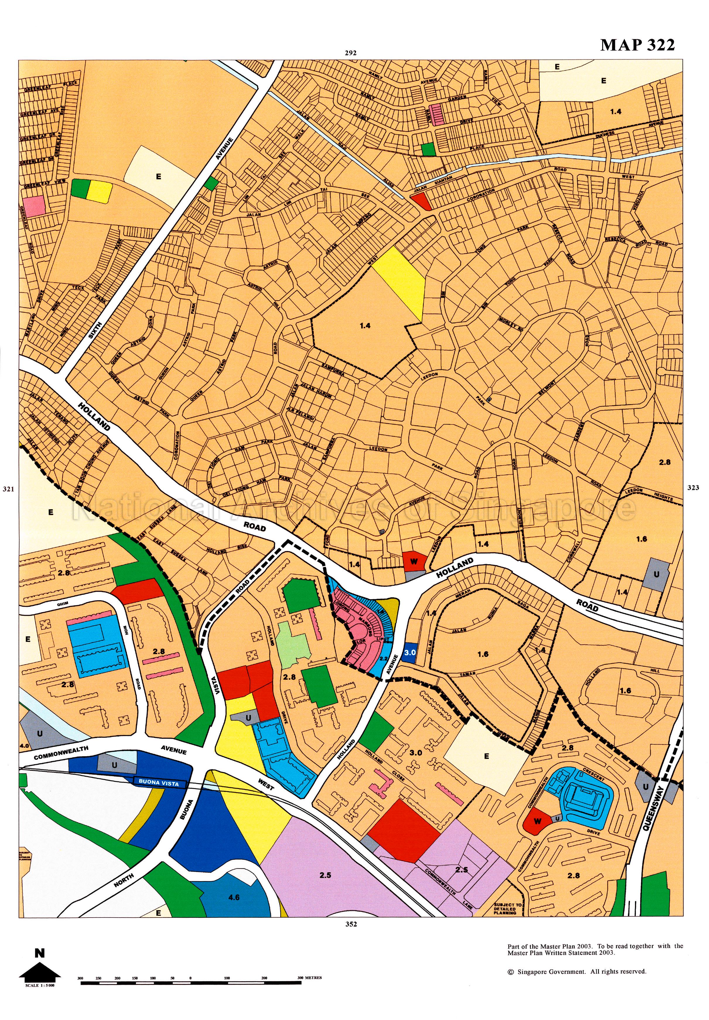 Master Plan 2003 Volume 2: Map 322