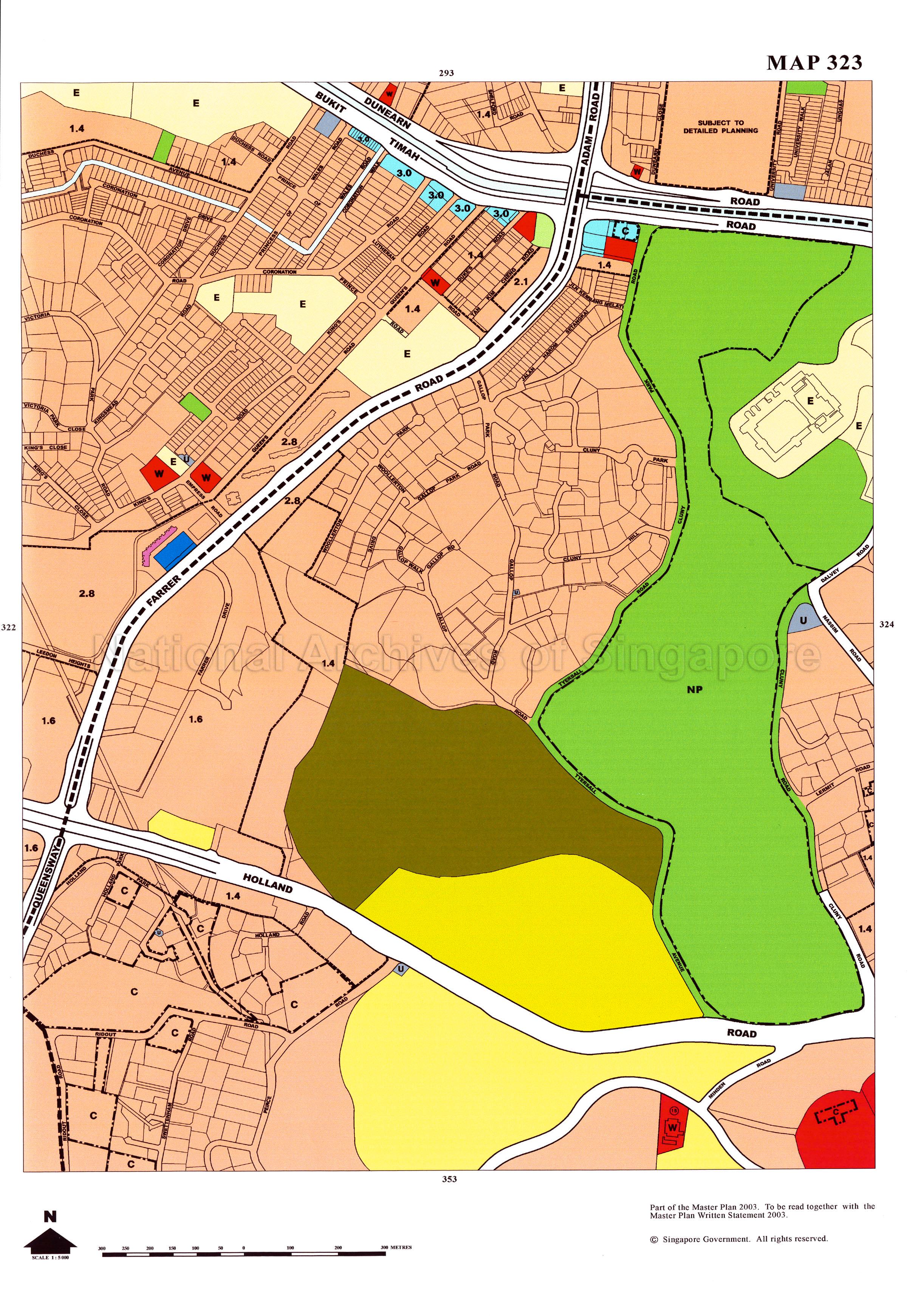 Master Plan 2003 Volume 2: Map 323