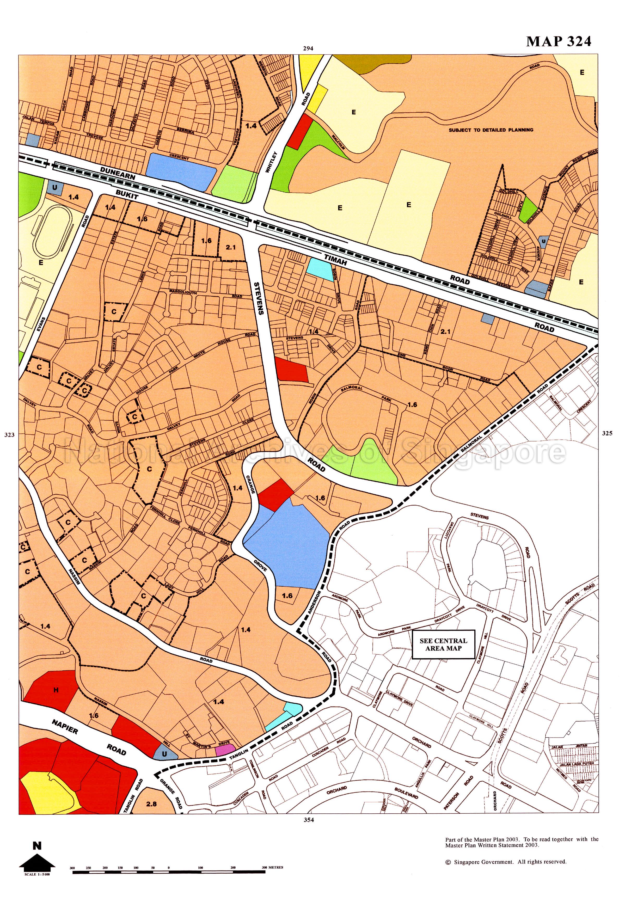 Master Plan 2003 Volume 2: Map 324