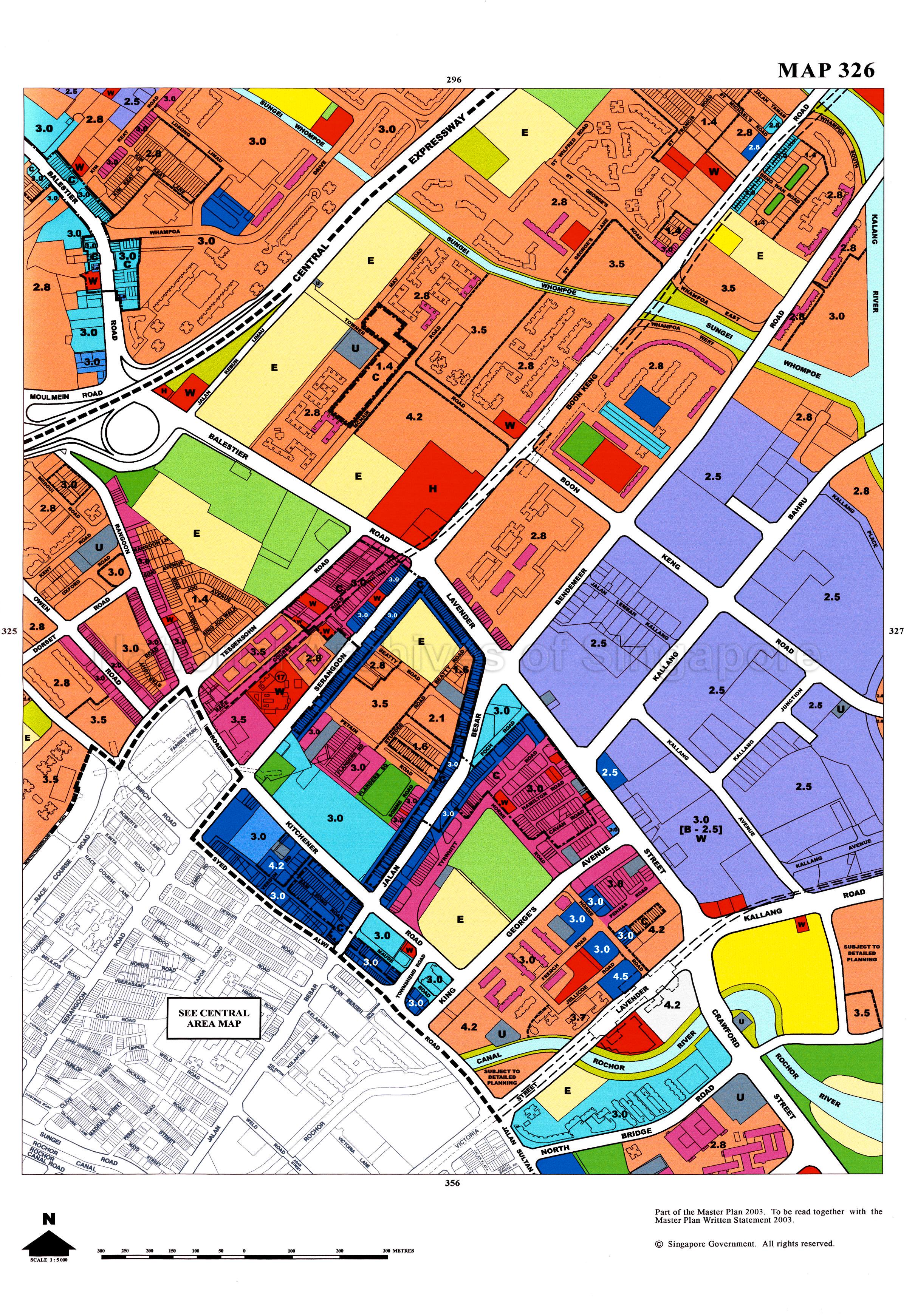 Master Plan 2003 Volume 2: Map 326