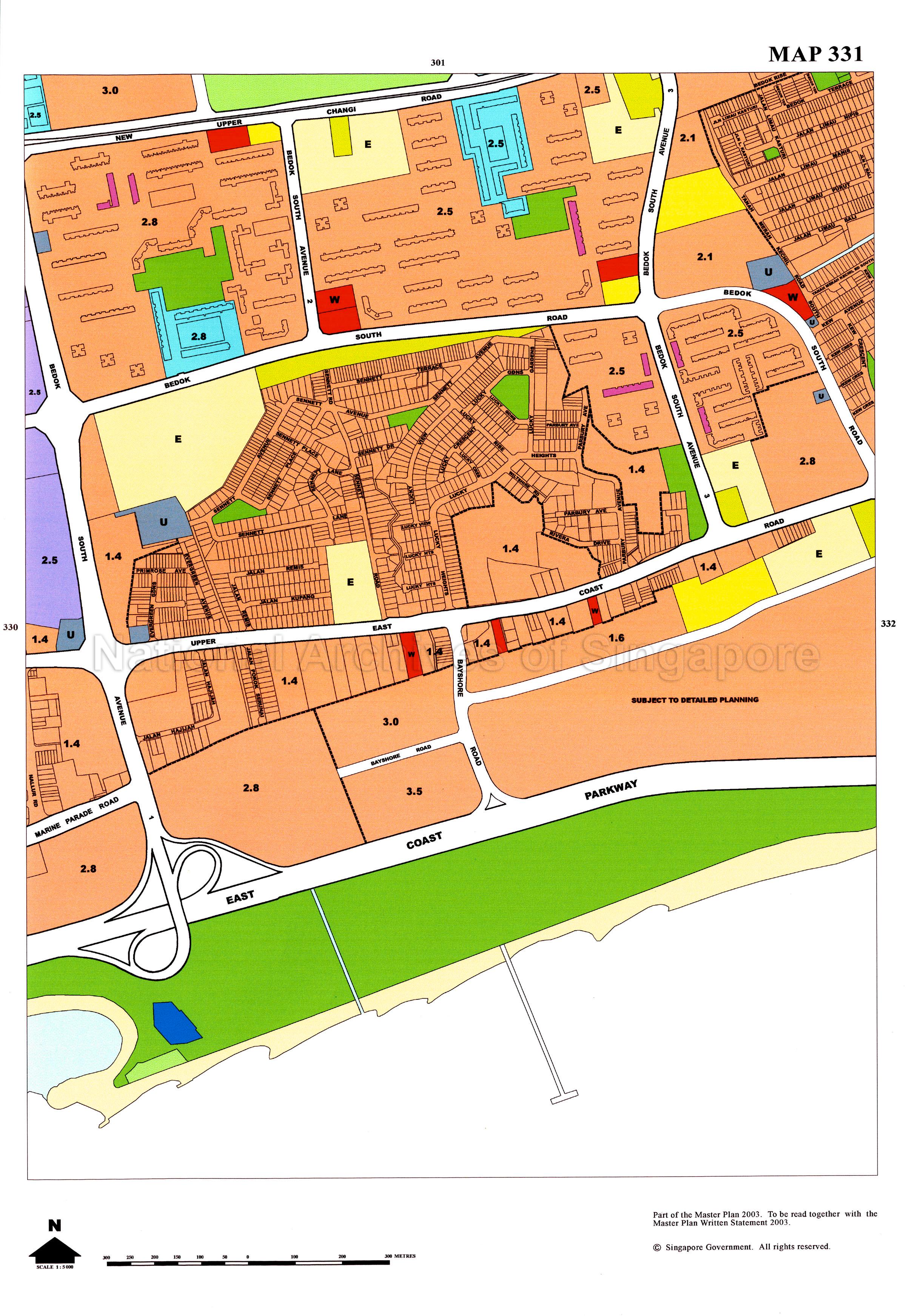 Master Plan 2003 Volume 2: Map 331
