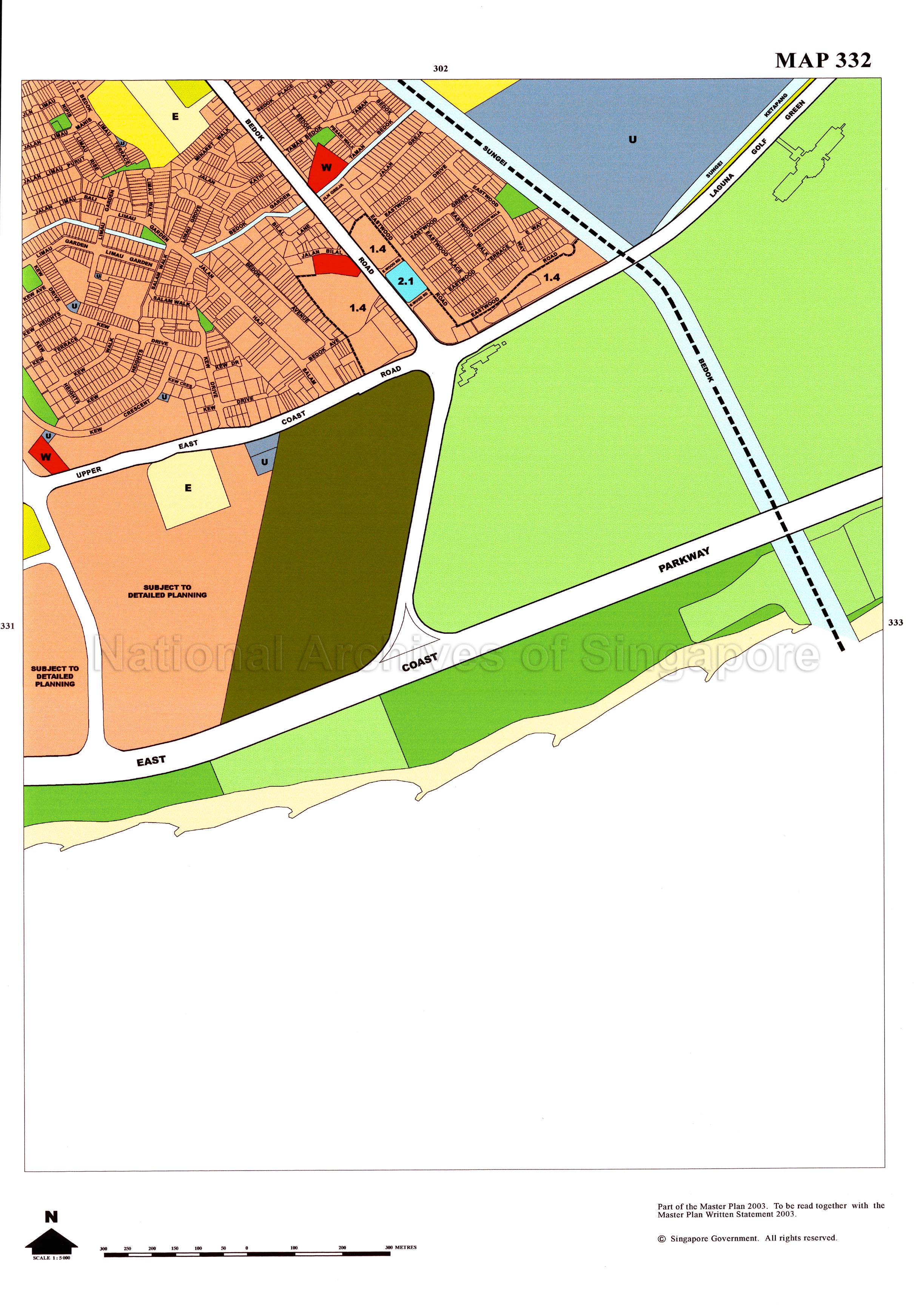 Master Plan 2003 Volume 2: Map 332