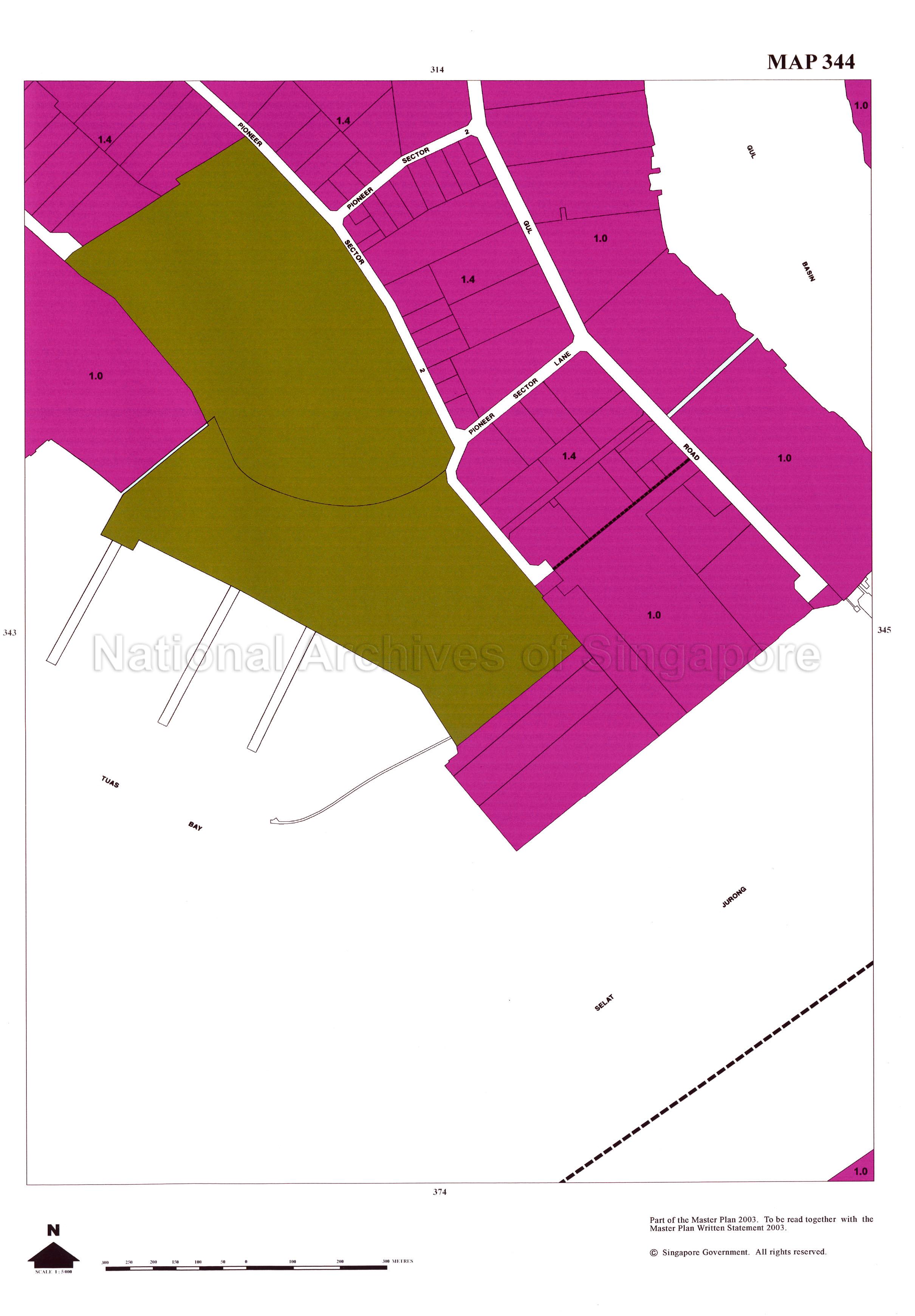 Master Plan 2003 Volume 2: Map 344