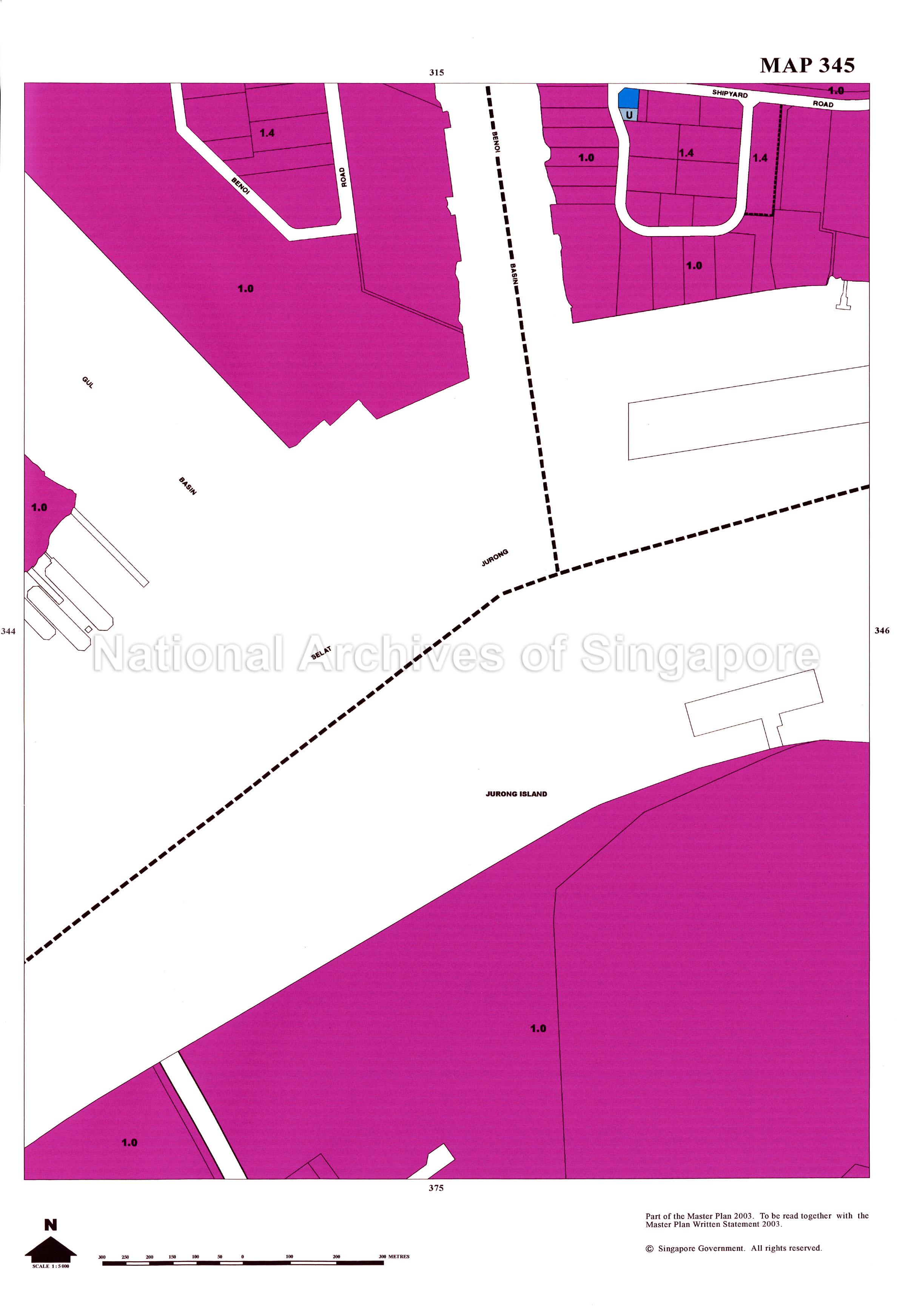 Master Plan 2003 Volume 2: Map 345
