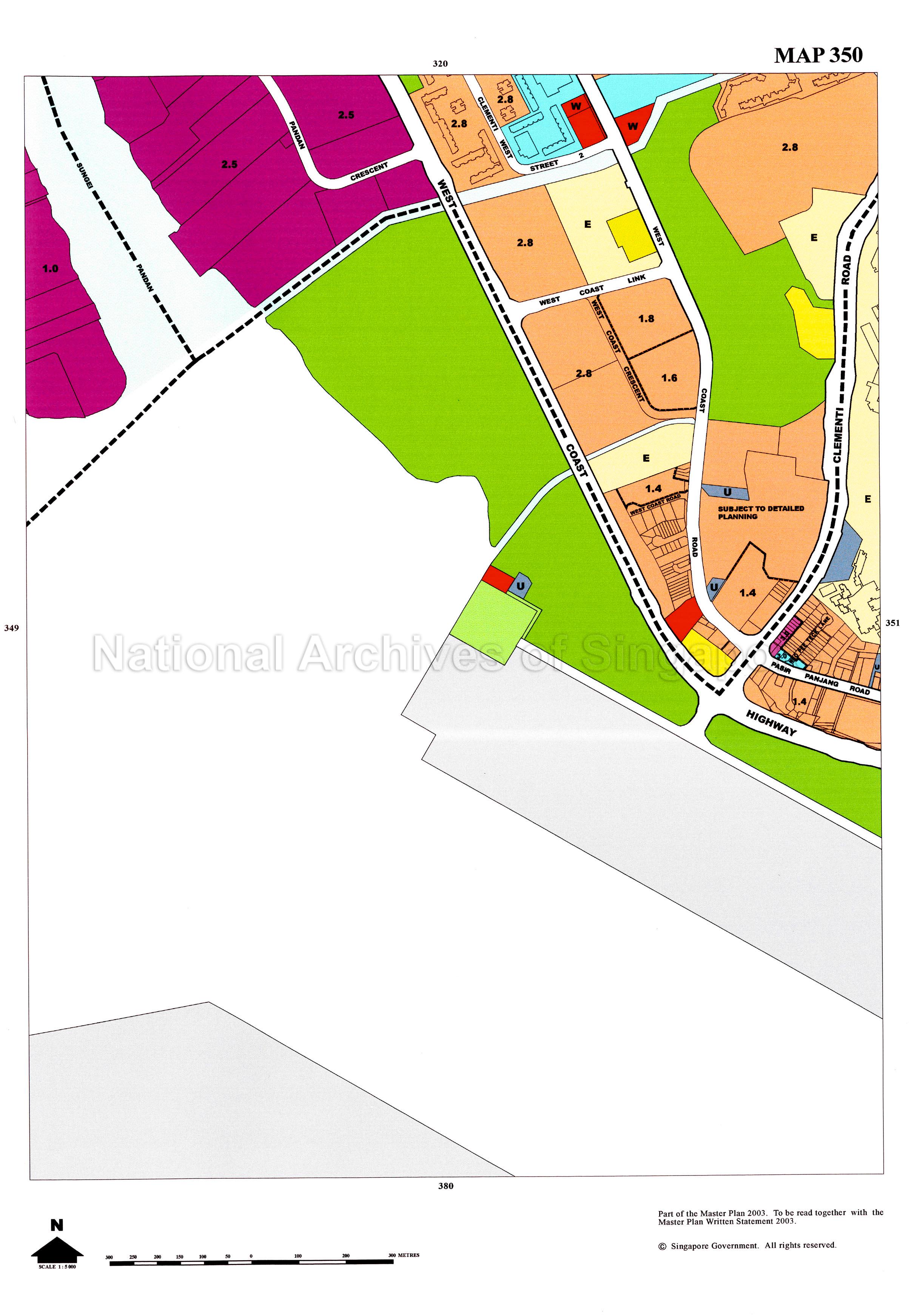 Master Plan 2003 Volume 2: Map 350