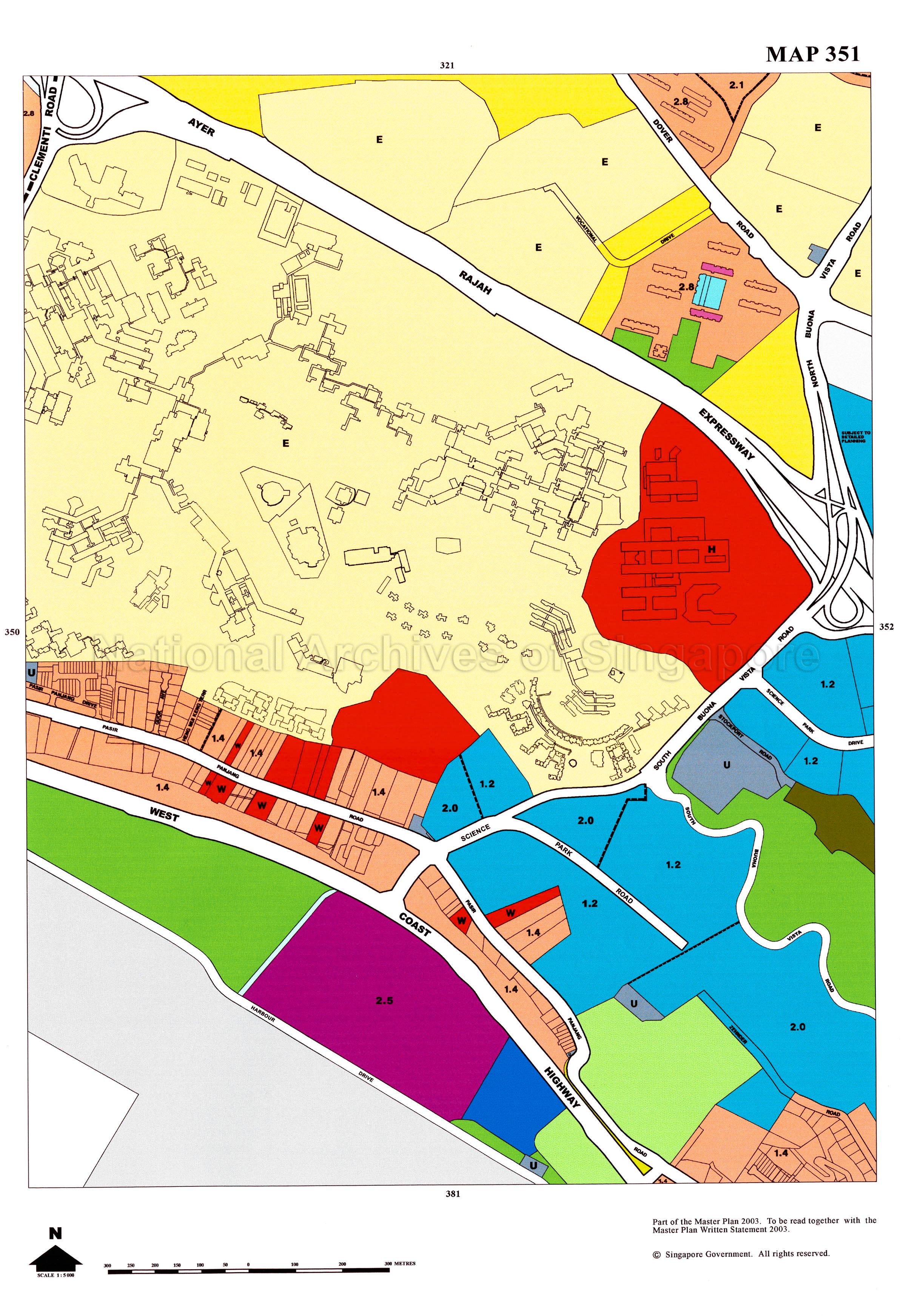 Master Plan 2003 Volume 2: Map 351