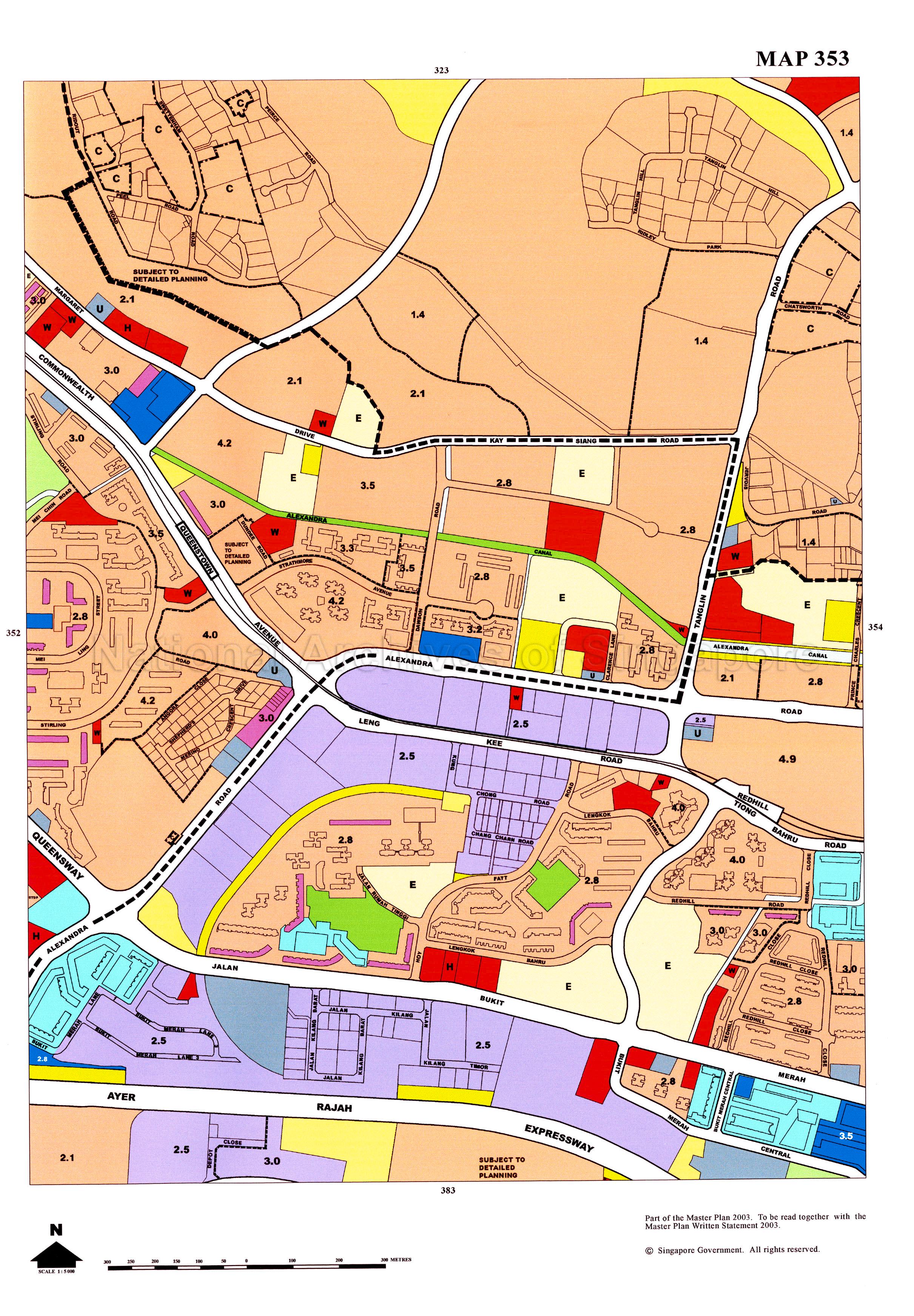 Master Plan 2003 Volume 2: Map 353