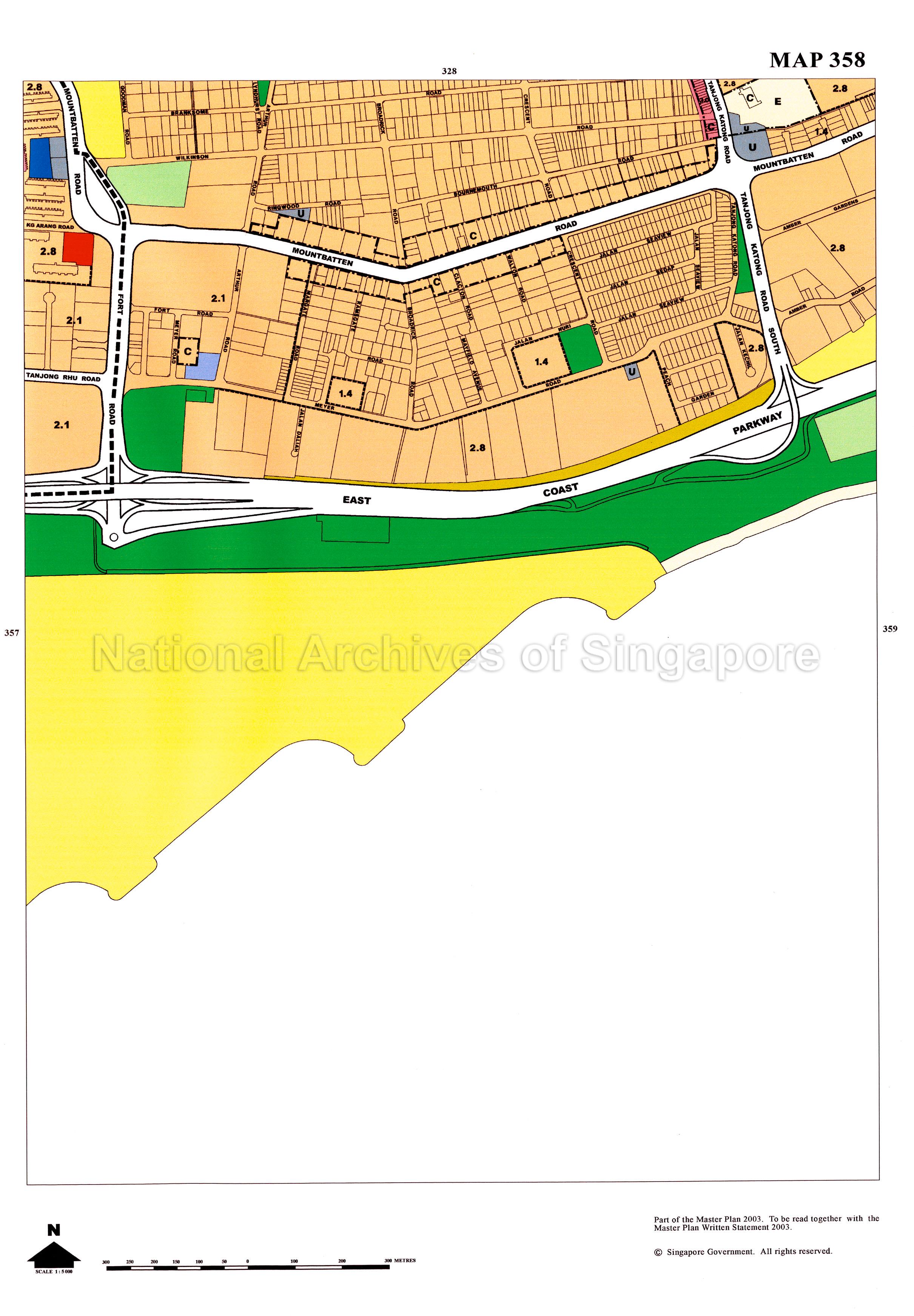 Master Plan 2003 Volume 2: Map 358