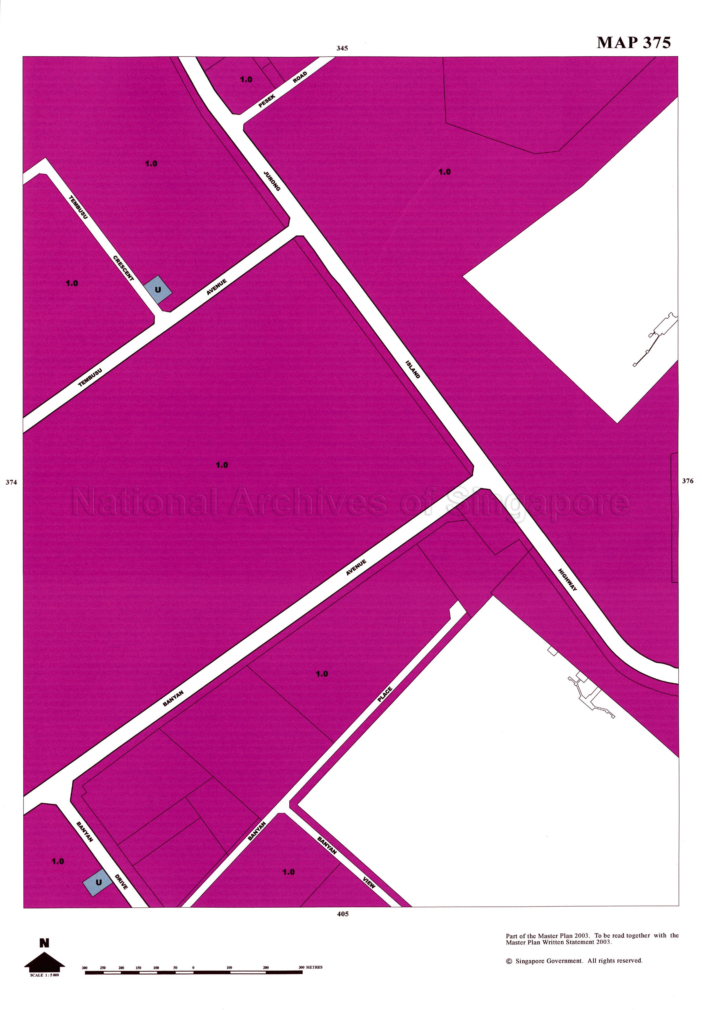 Master Plan 2003 Volume 2: Map 375
