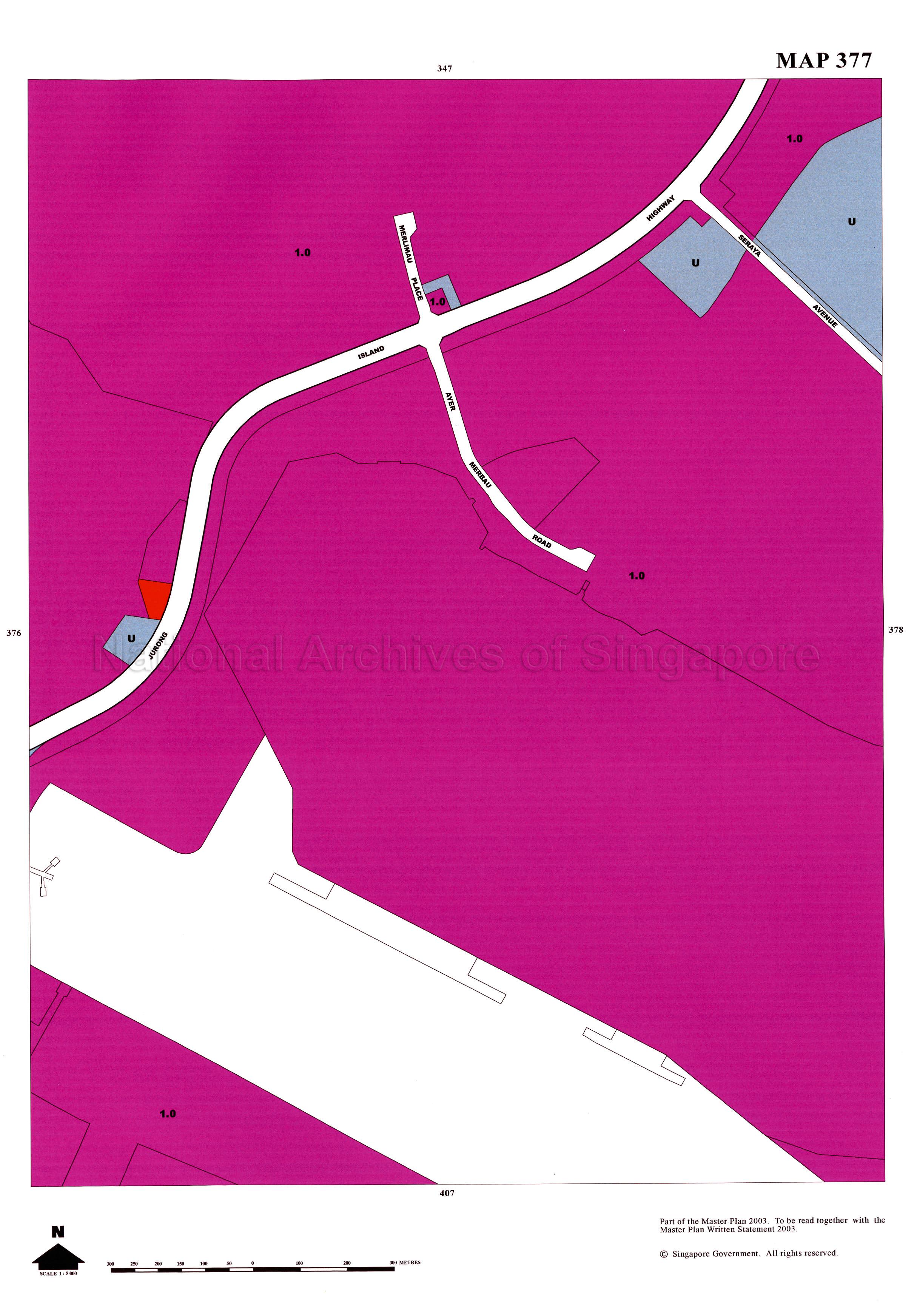 Master Plan 2003 Volume 2: Map 377