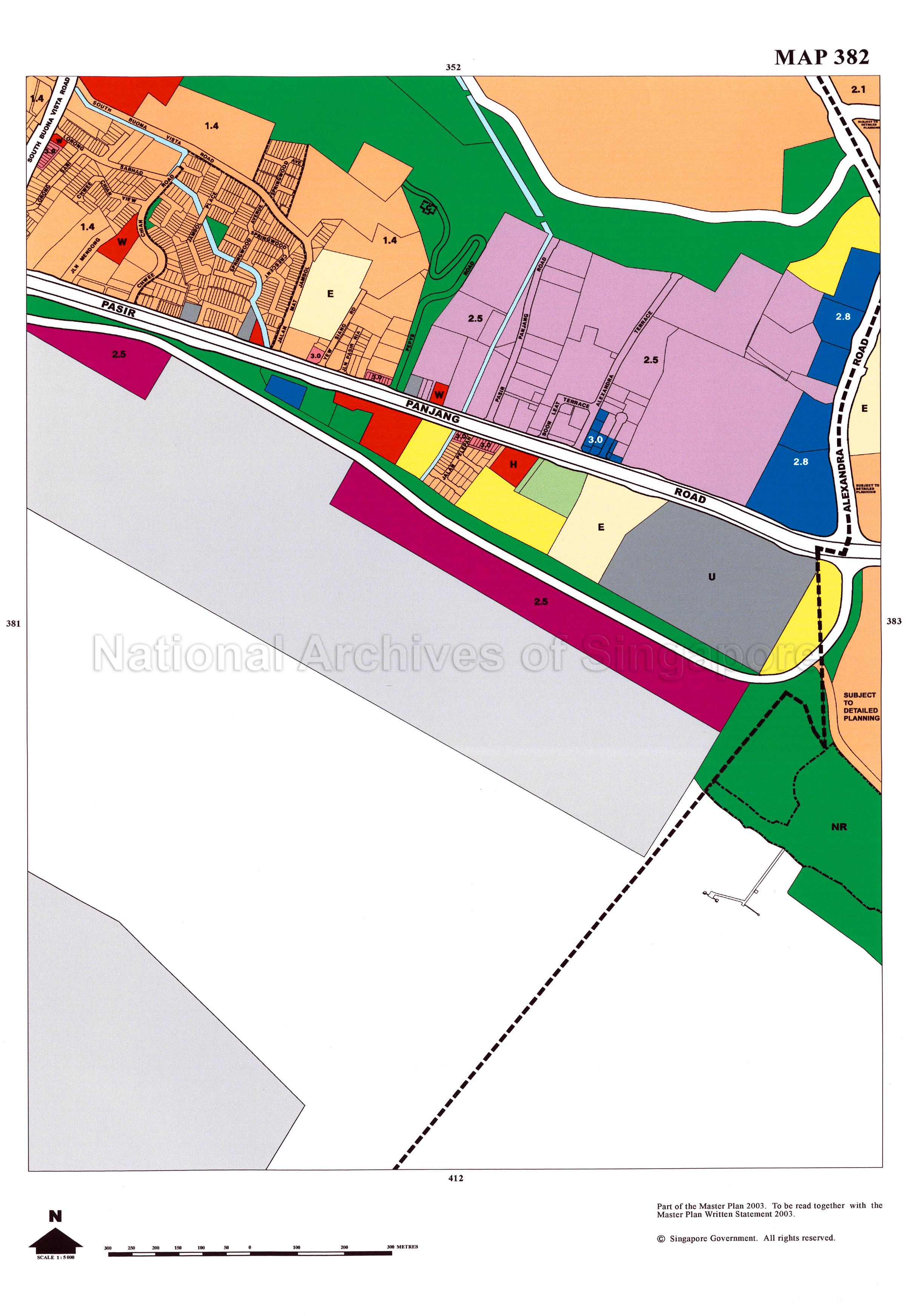 Master Plan 2003 Volume 2: Map 382