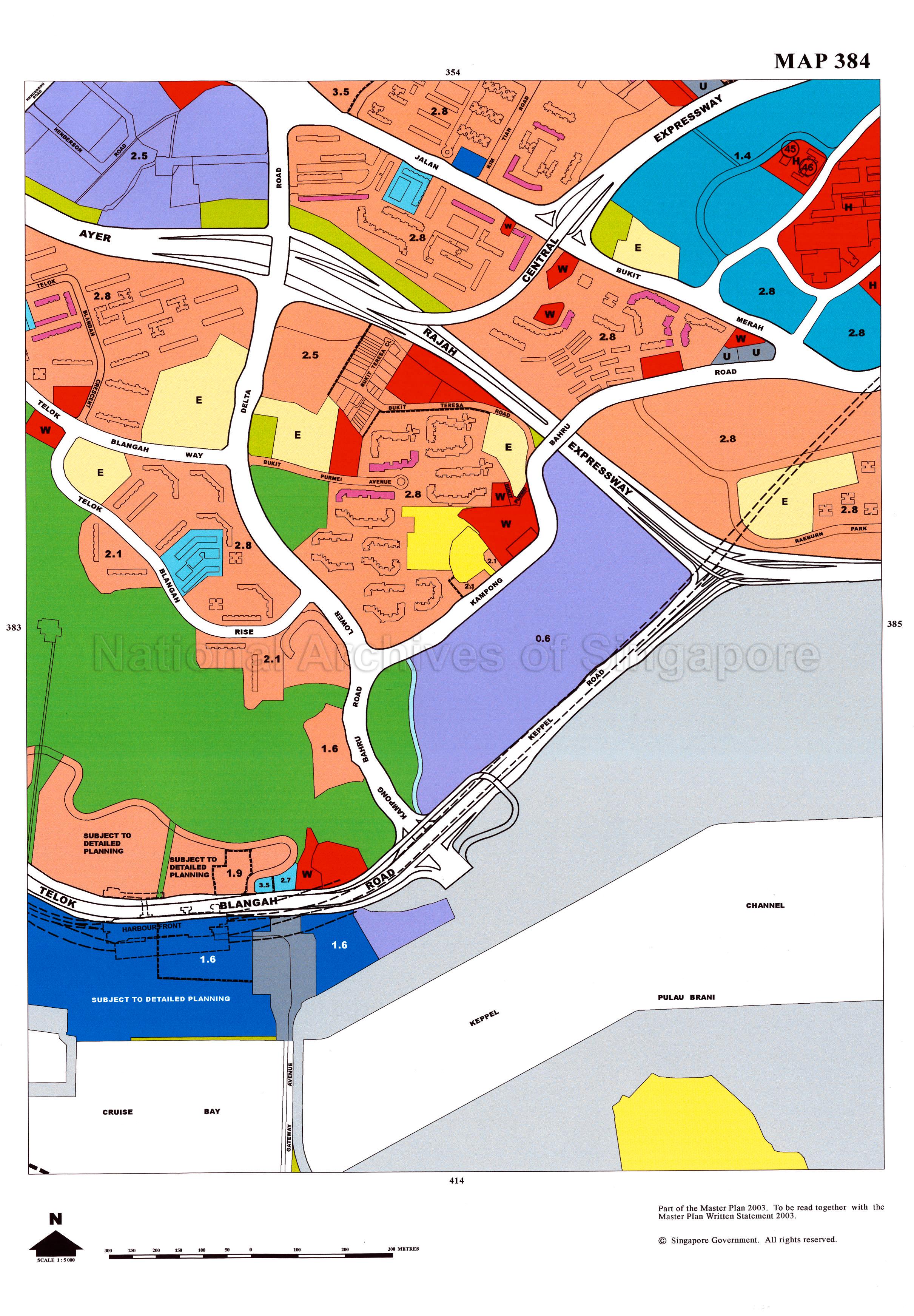 Master Plan 2003 Volume 2: Map 384