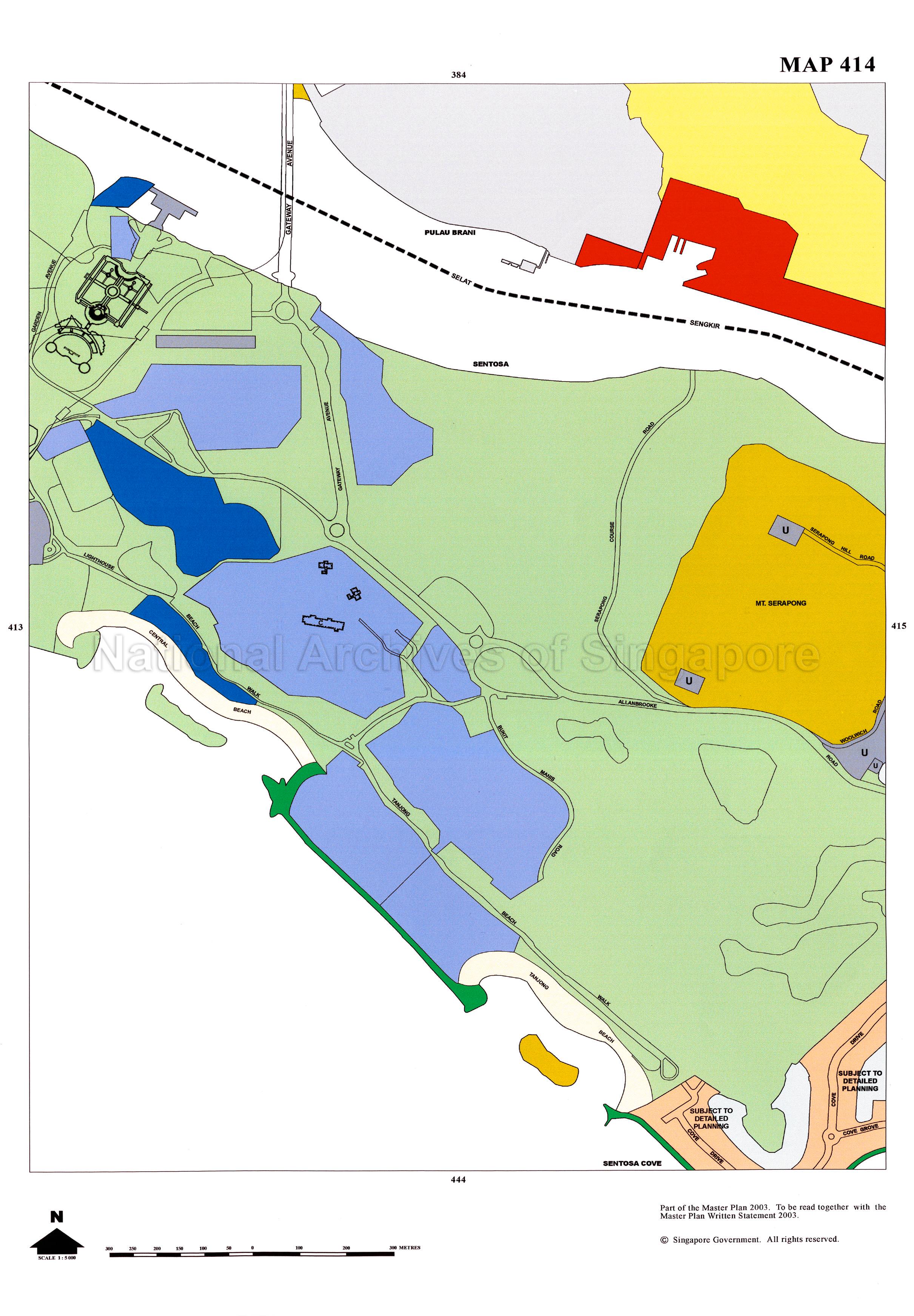 Master Plan 2003 Volume 2: Map 414