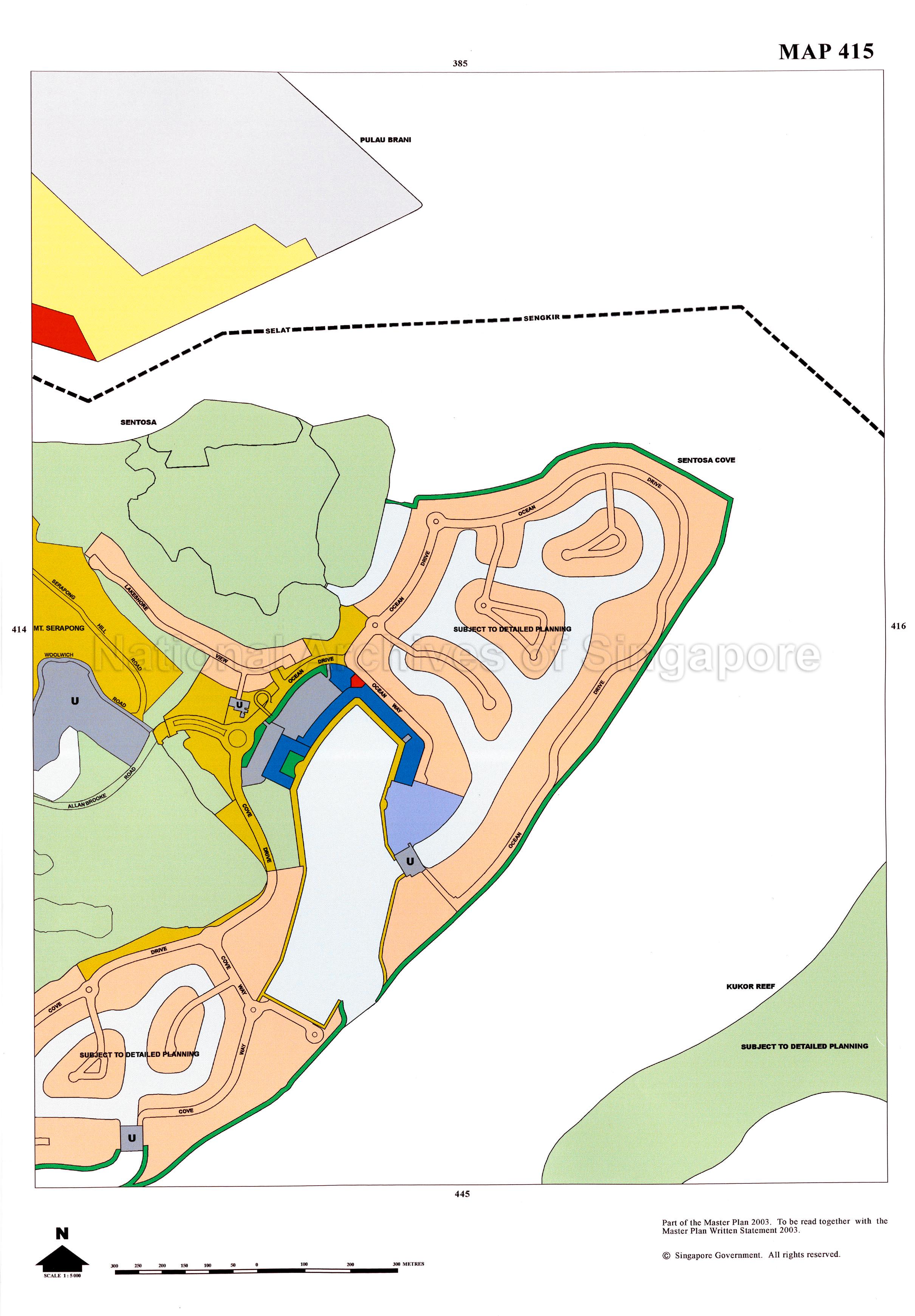 Master Plan 2003 Volume 2: Map 415