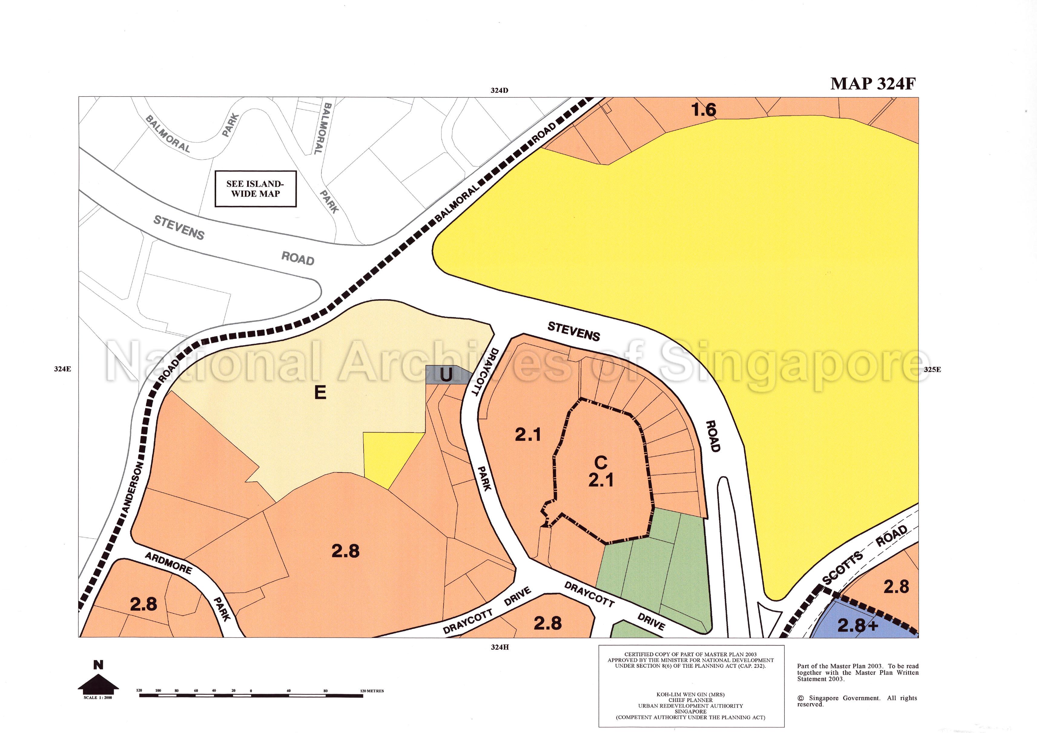 Master Plan 2003 Volume 3: Map 324F