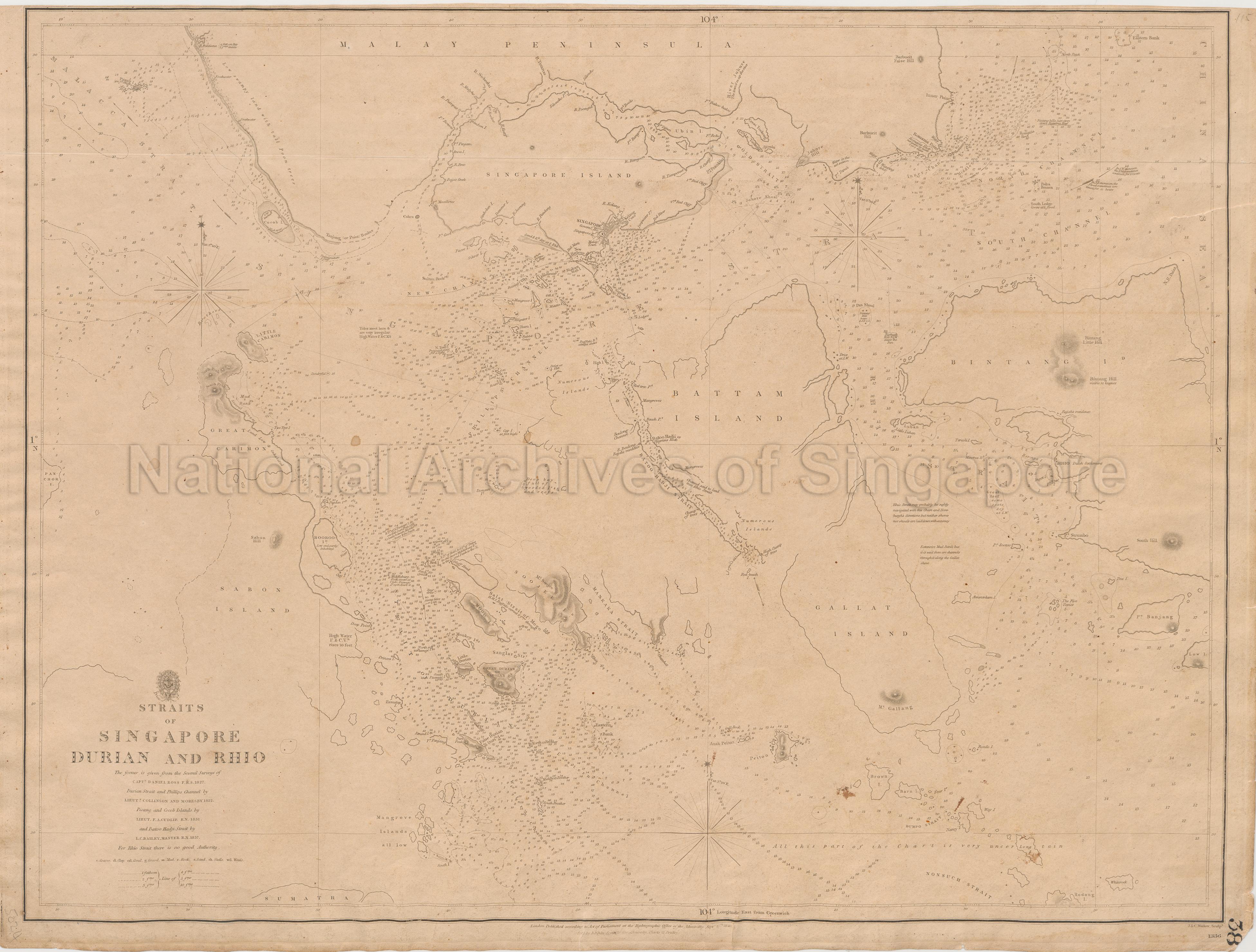 Straits of Singapore, Durian and Rhio