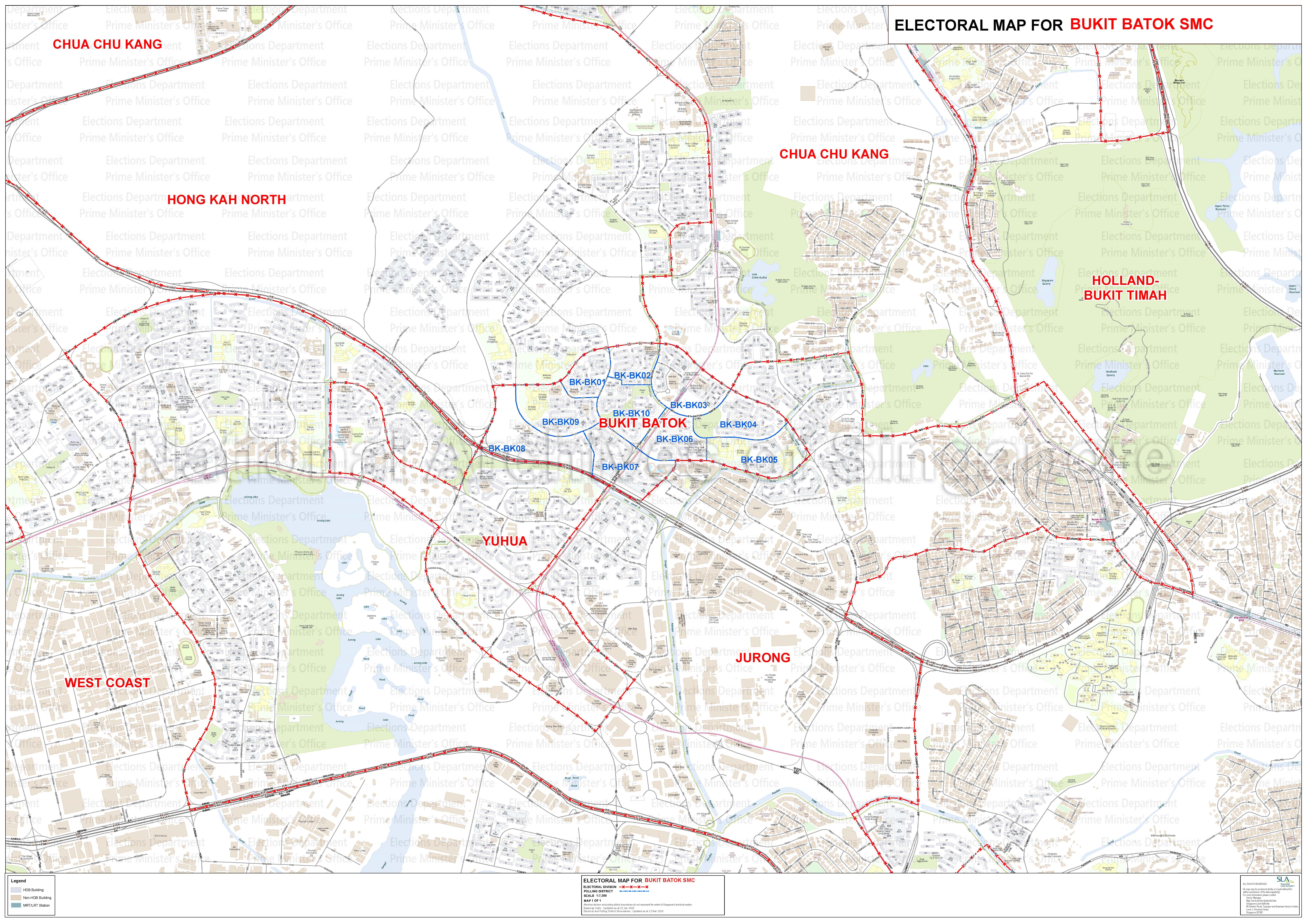 GE2020 Electoral Division & Polling District Boundary Maps