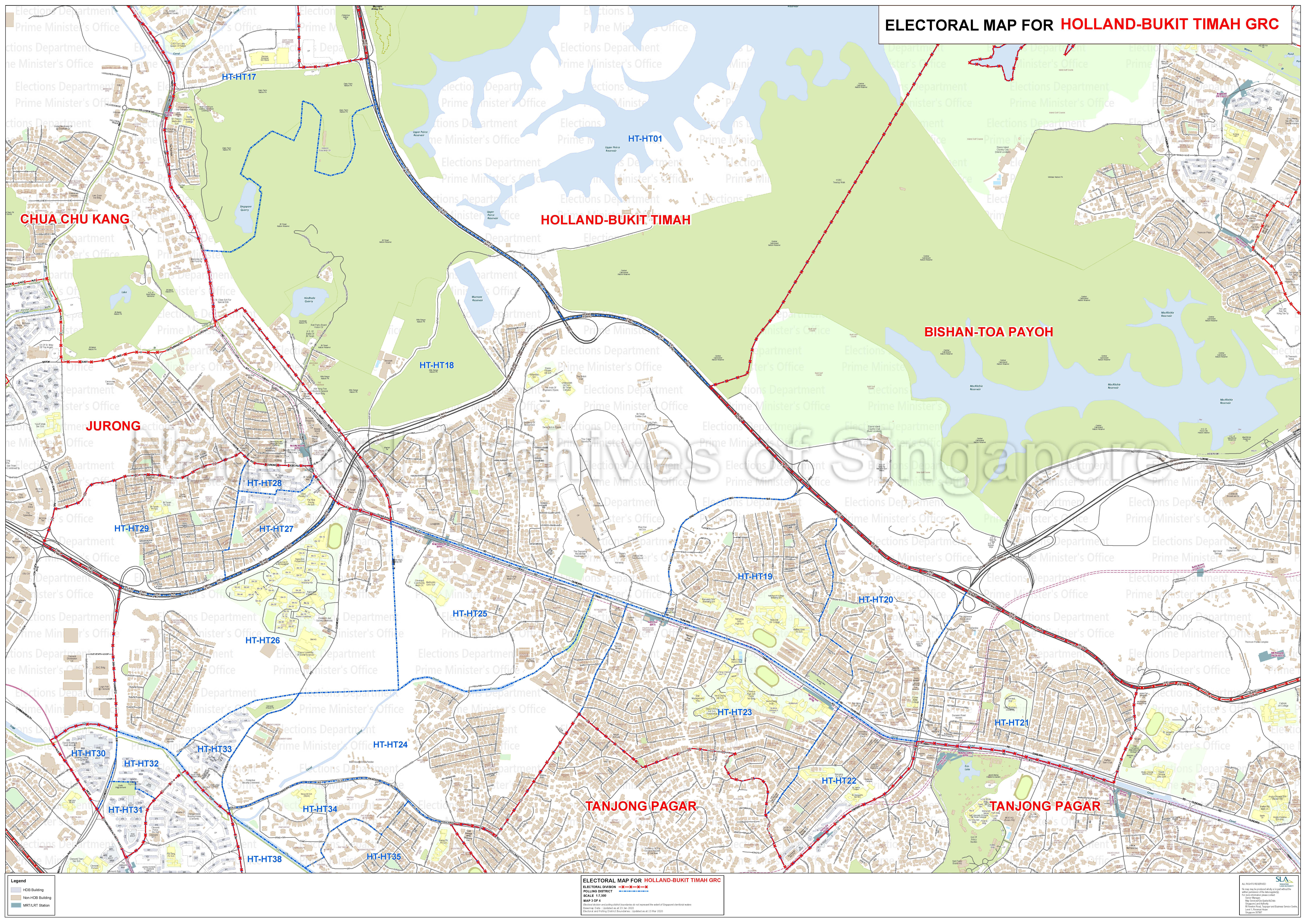 GE2020 Electoral Division & Polling District Boundary Maps