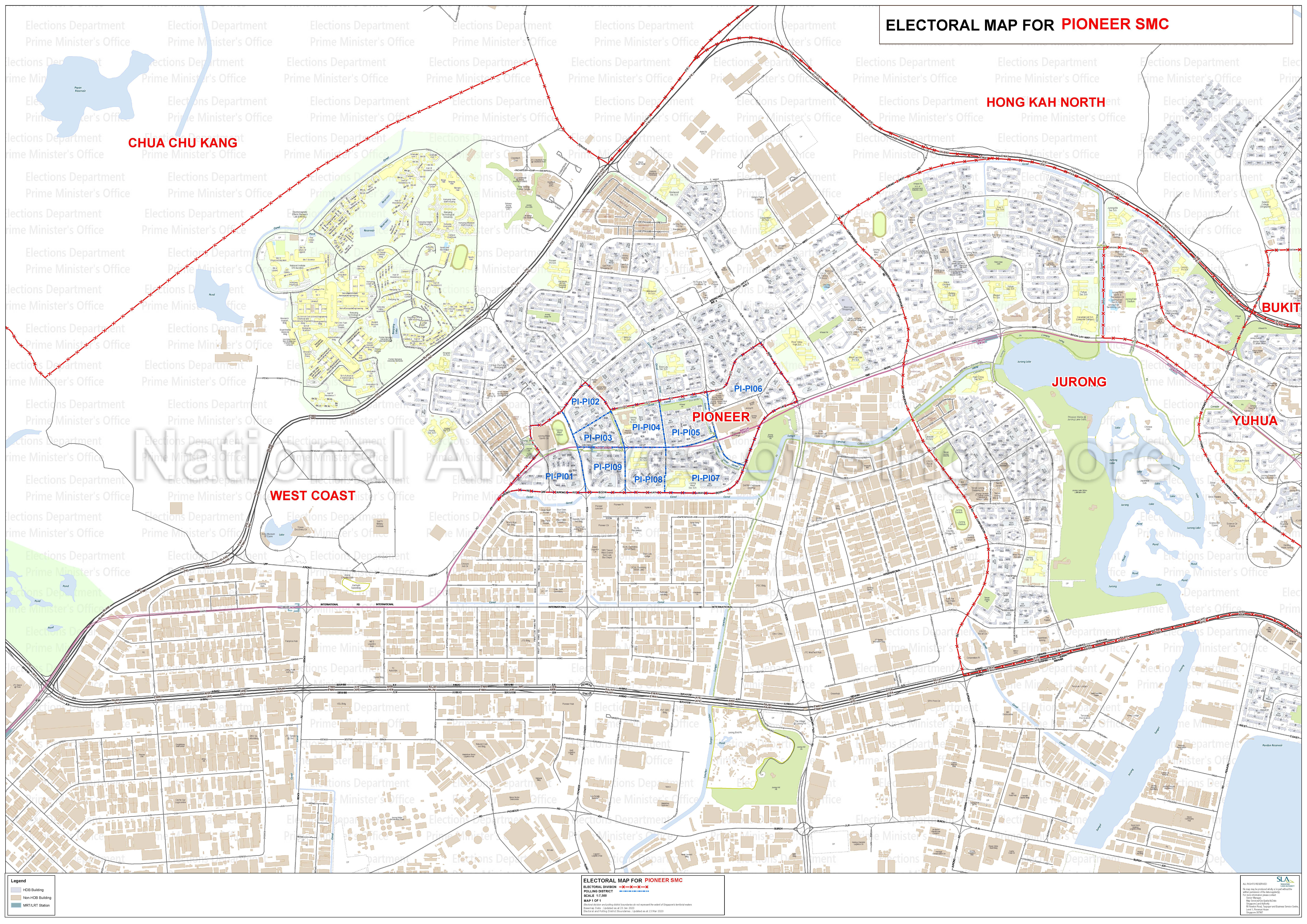 GE2020 Electoral Division & Polling District Boundary Maps